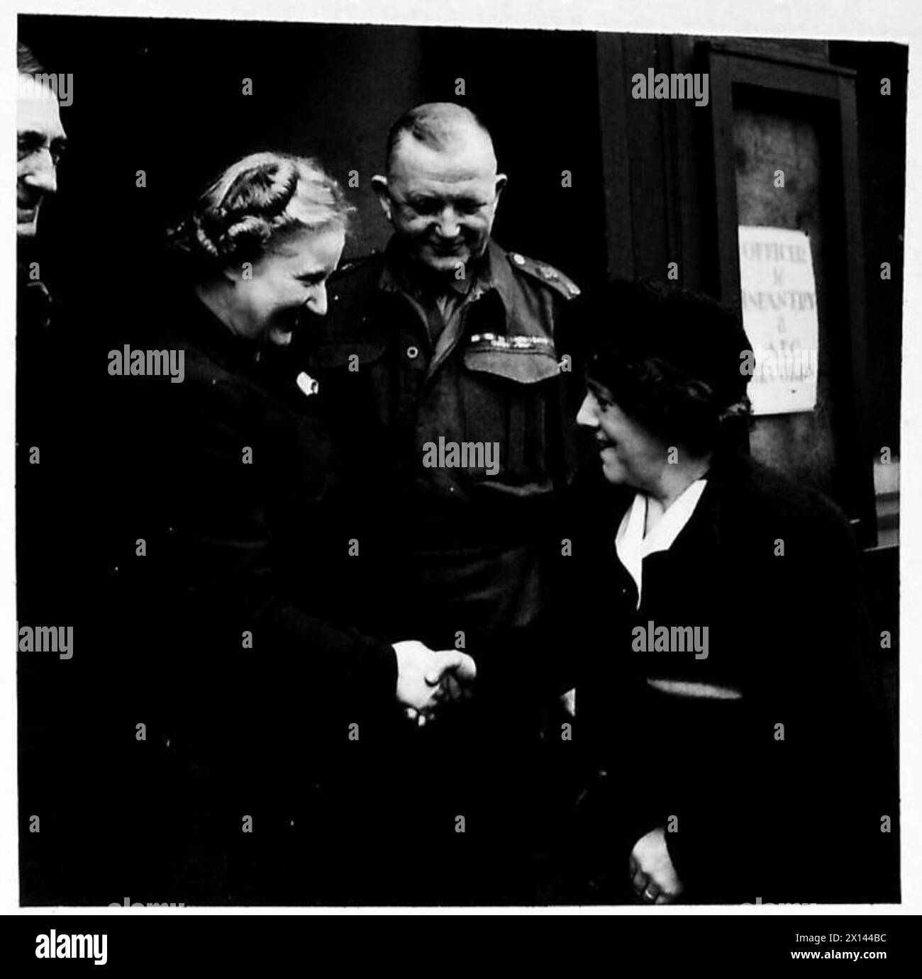 AN ARMY RECORDS OFFICE - Mrs. Cartwright leaves the Records Office a ...