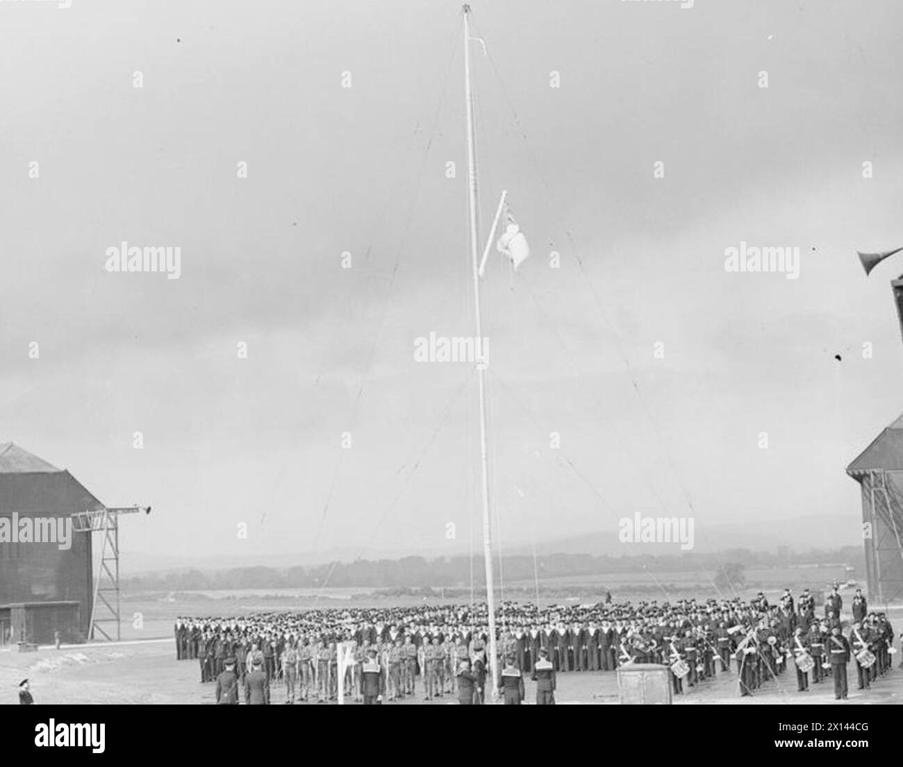 On 1 June 1945, HMS Nabreekie, a mobile naval air station at RNAS ...