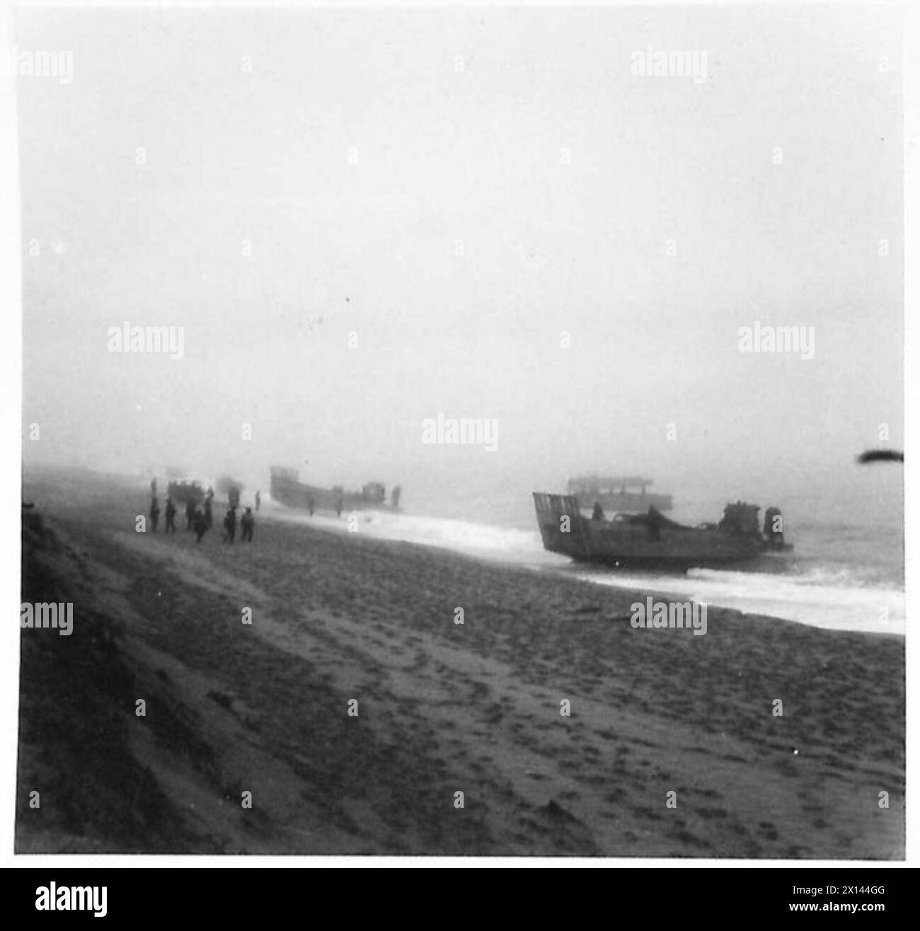 THE OPERATION TORCH, NOVEMBER 1942 - Landing craft conveying American ...