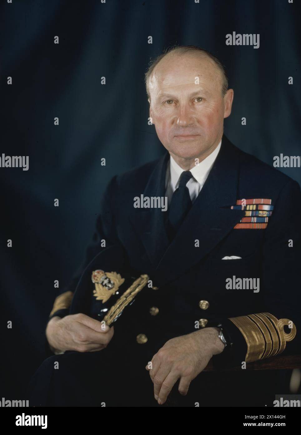 THE ROYAL NAVY DURING THE SECOND WORLD WAR: PERSONALITIES - Half length ...