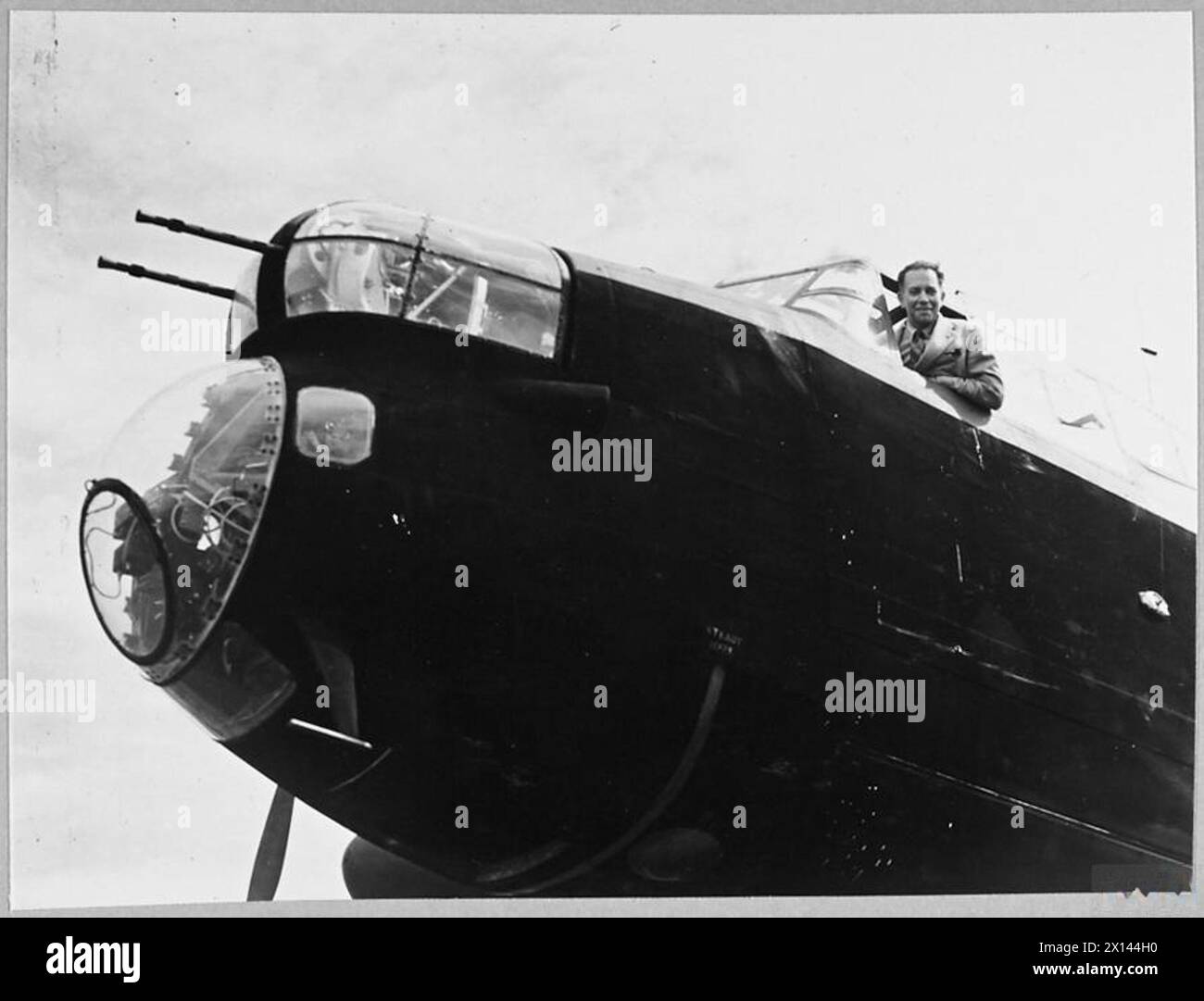 A BRITISH LANCASTER " SHOWS THE FLAG" TO CANADA AND U.S.A. - A ...