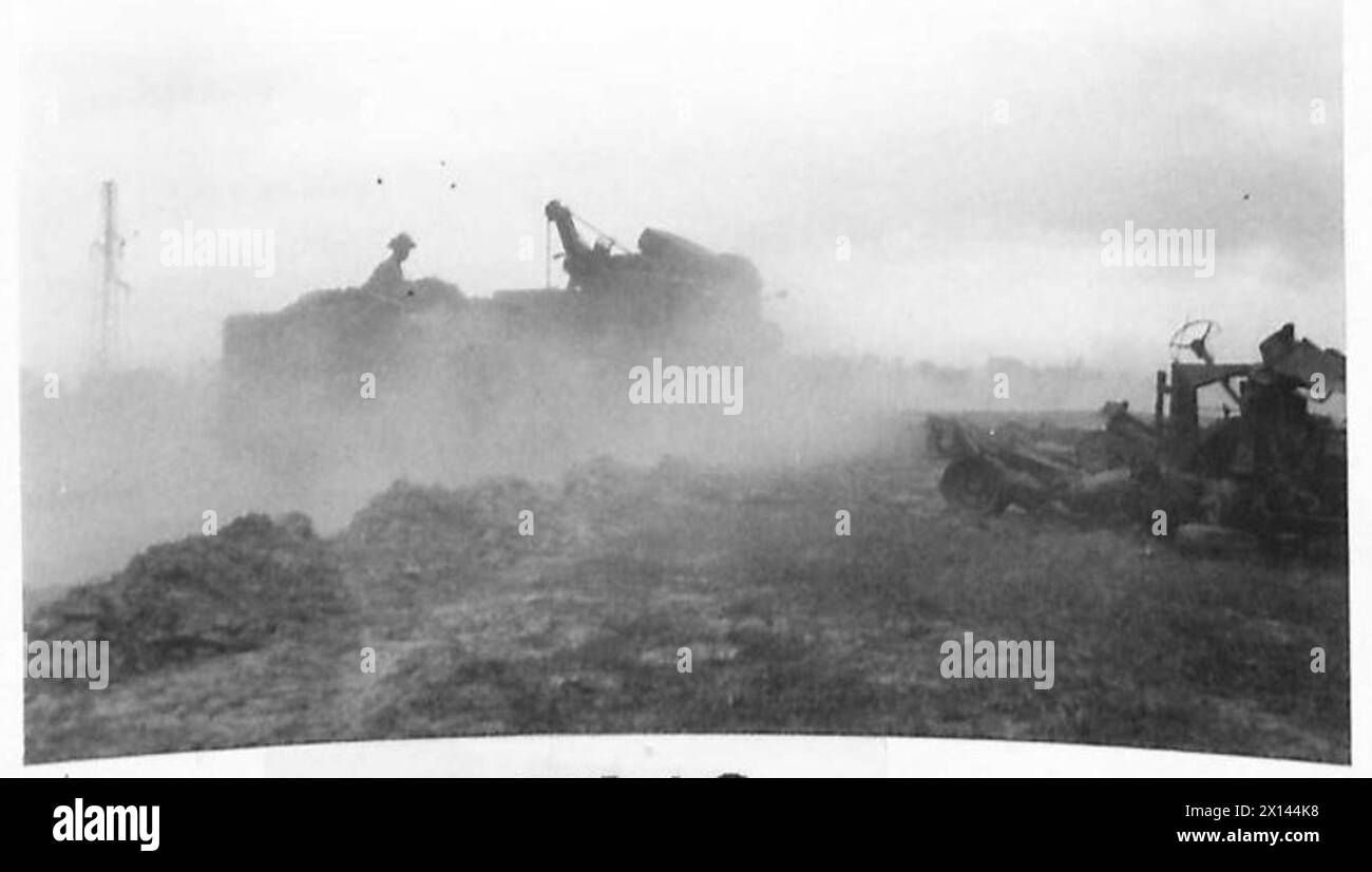 THE DUSTY ROADS IN NORMANDY - Photographs showing vehicles creating ...