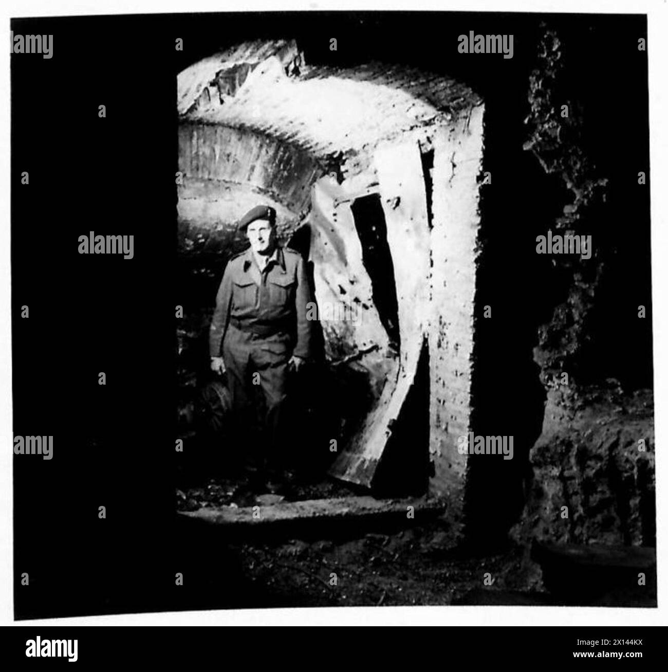 Italy German Embassy In Rome Major J Ward Carries A Mine Out Of The Cellar British Army