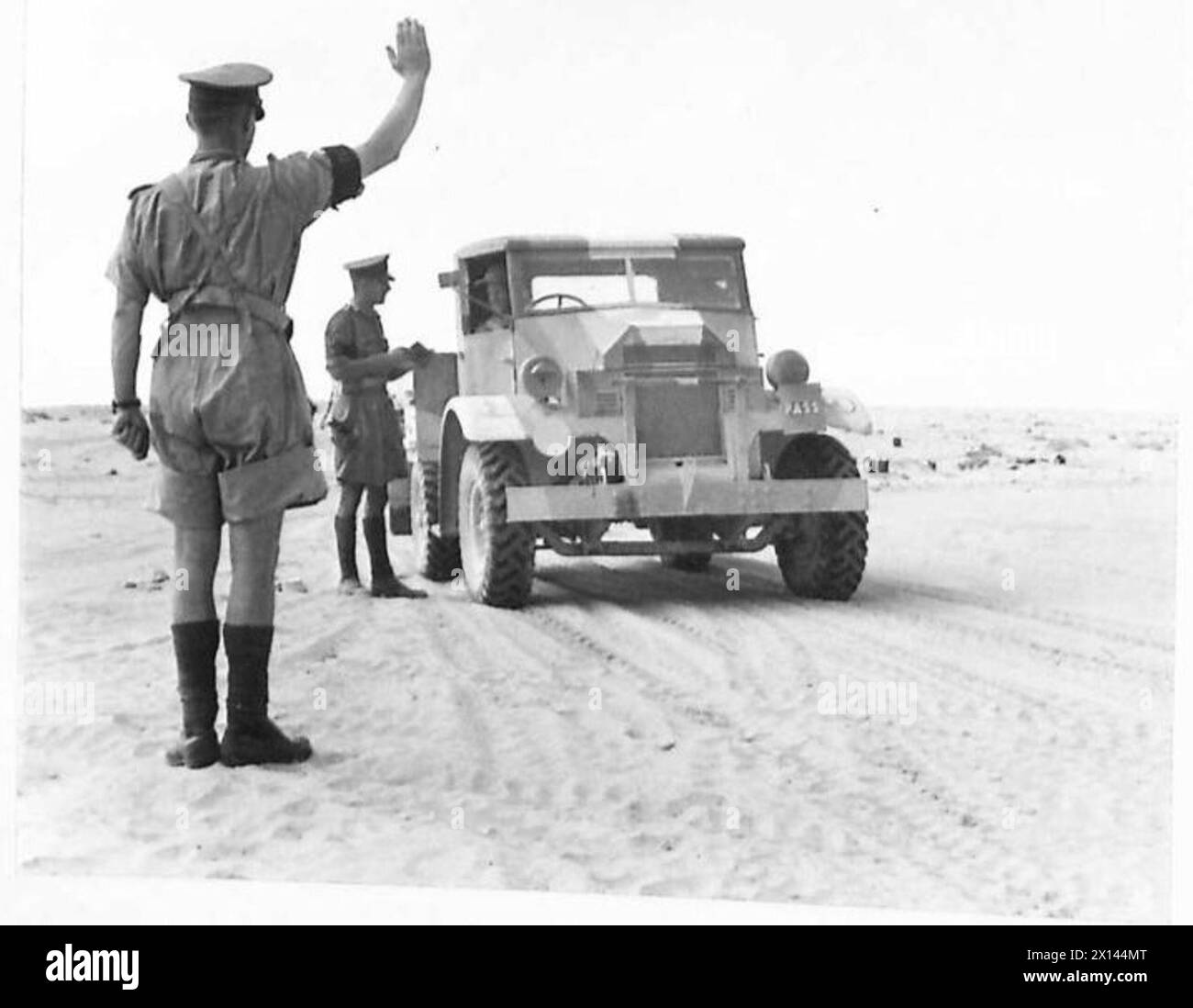 Military personnel check Cut Out Stock Images & Pictures - Alamy
