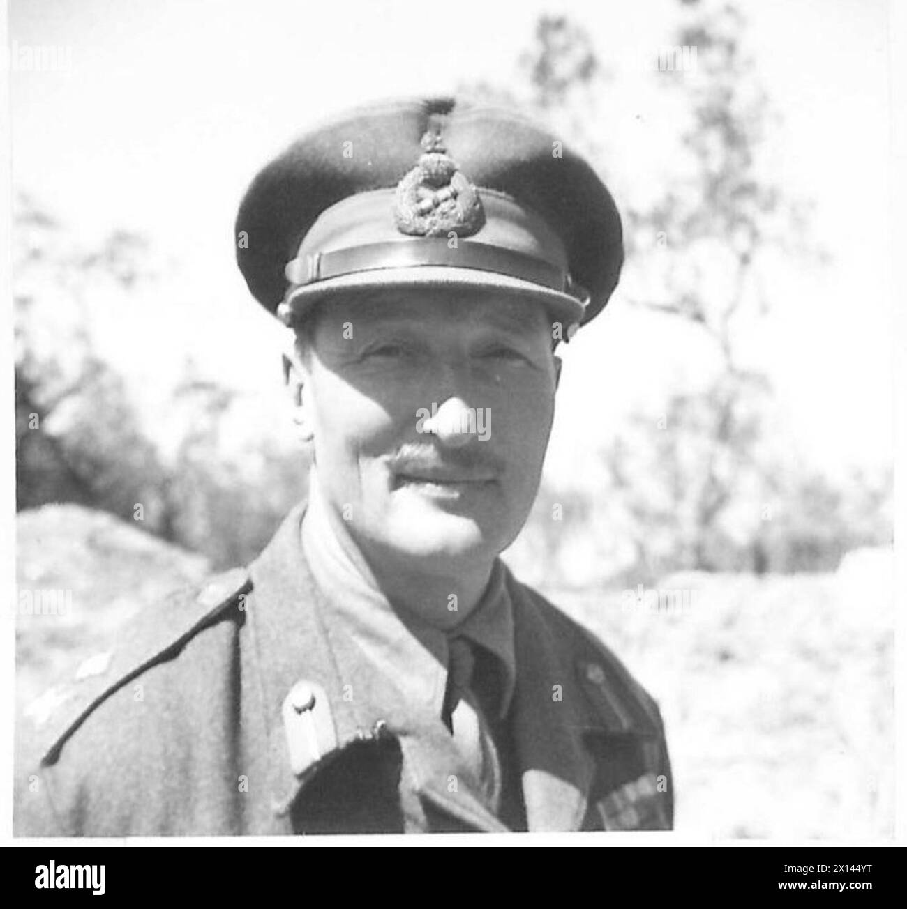 Major General C.F. Keightley, C.B., OBE, leads and manages the 78th ...