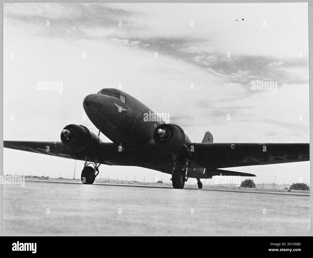 BRITISH CIVIL AVIATION IN WARTIME - Picture issued 1945 shows - An I.N ...