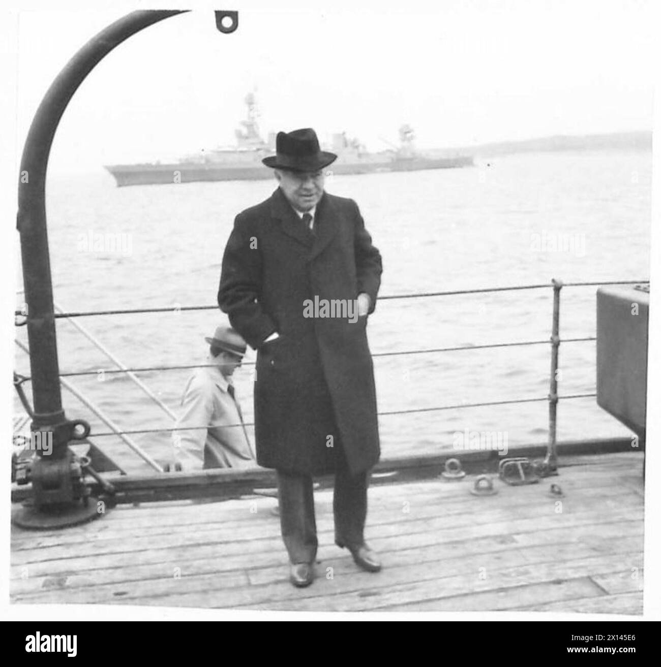 Lord Beaverbrook is leaving HMS Prince of Wales to meet President ...