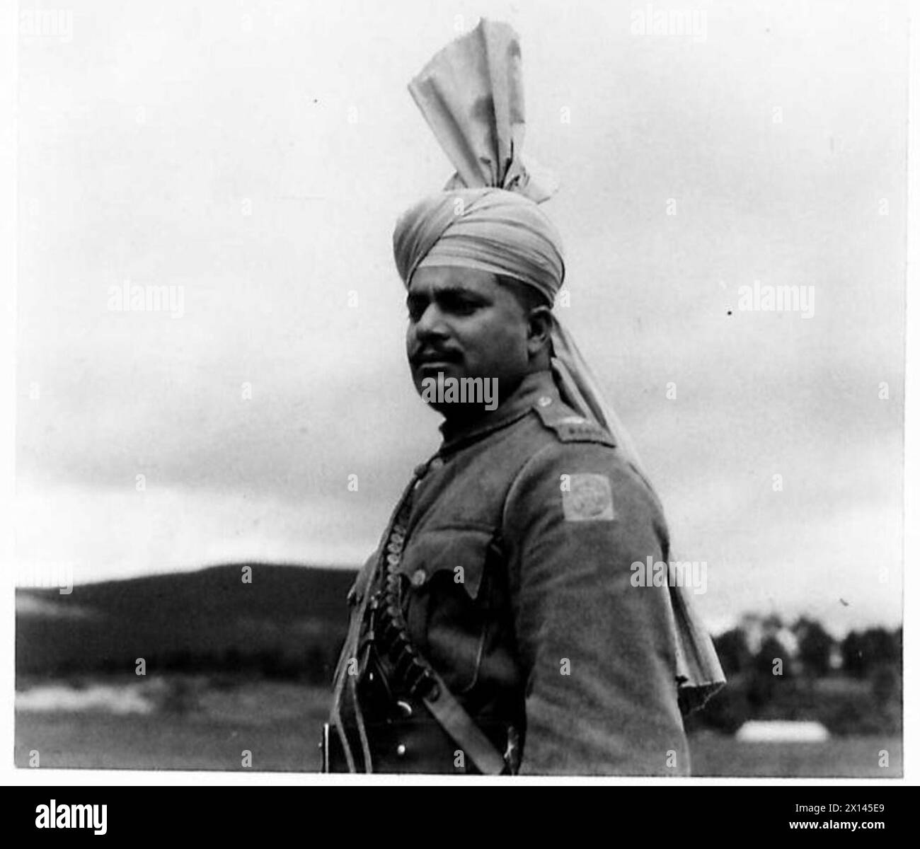 ROYAL INDIAN ARMY SERVICE CORPS - An Indian Officer, Lt.Jemadar Mir Dad ...