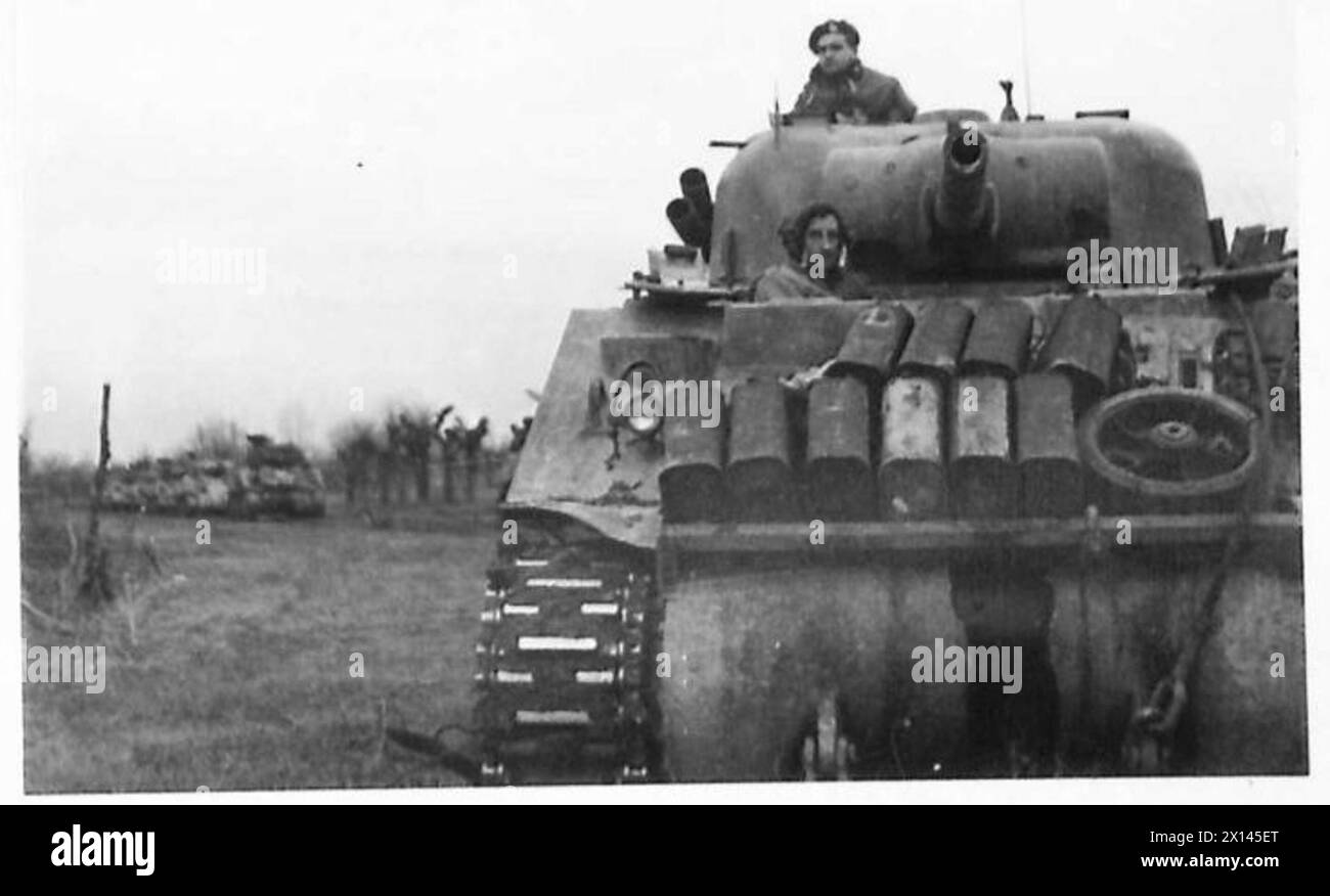 EIGHTH ARMY : TANKS CROSS THE RIVER LAMONE - On 13th December, about 90 ...
