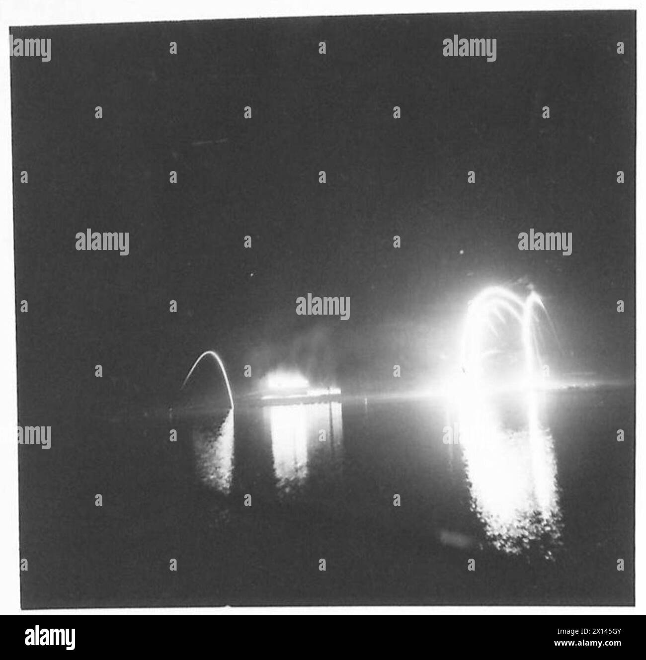 Night firing Cut Out Stock Images & Pictures - Alamy