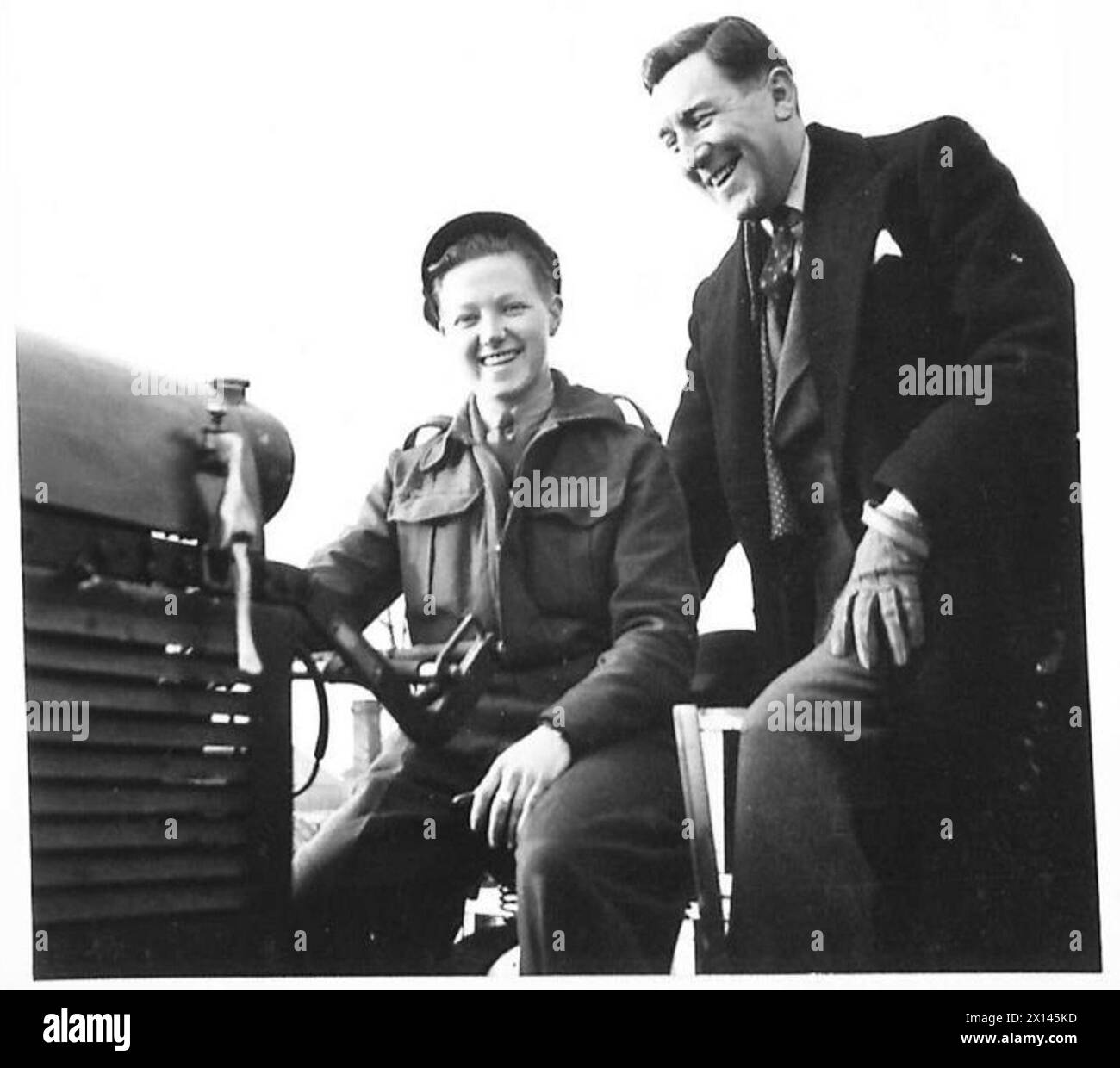 ATS CONVOY DRIVERS AND STORESWOMEN AT WORKS - Mr. Peter Stewart with an ...