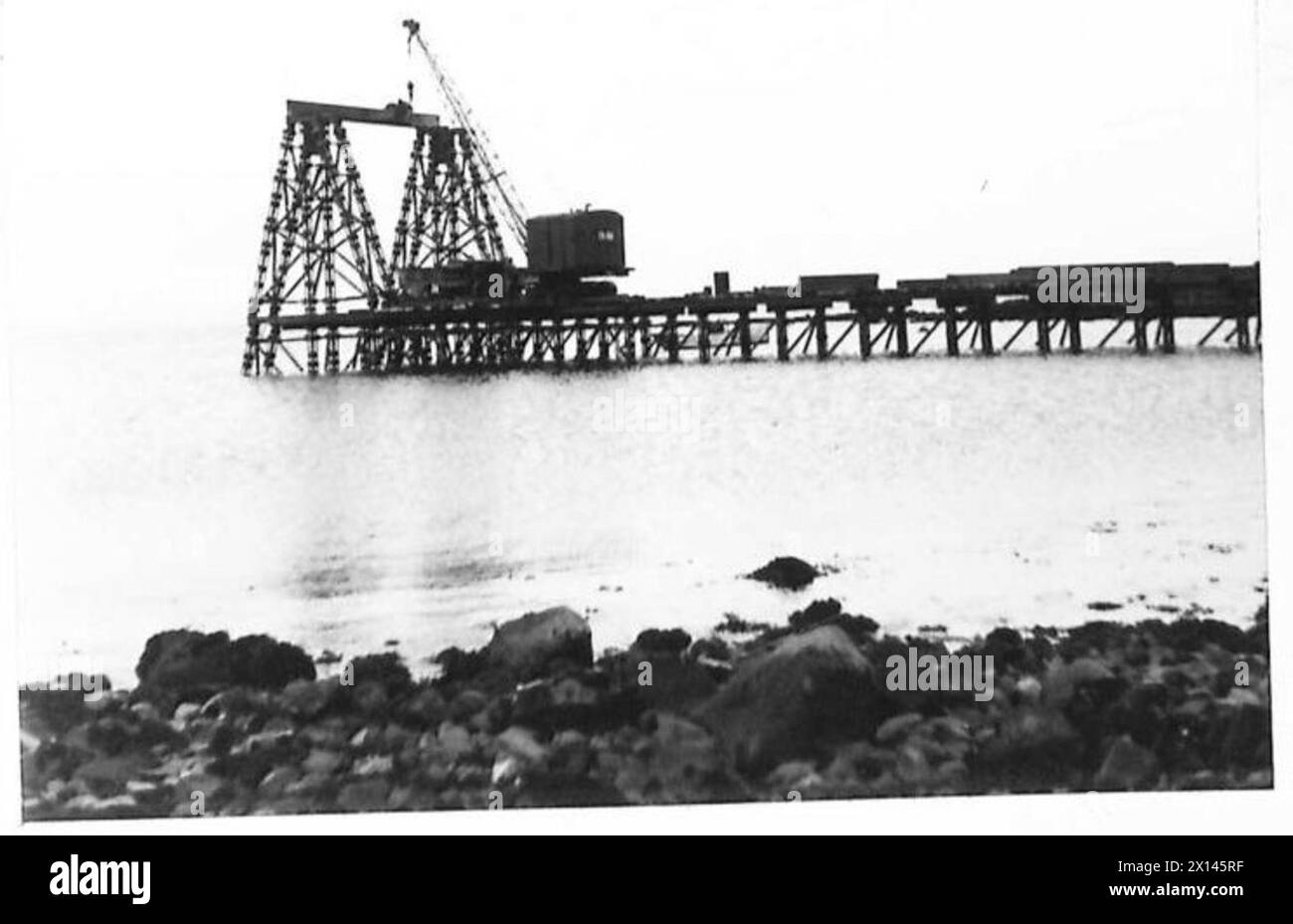 Trestle tower Black and White Stock Photos & Images - Alamy