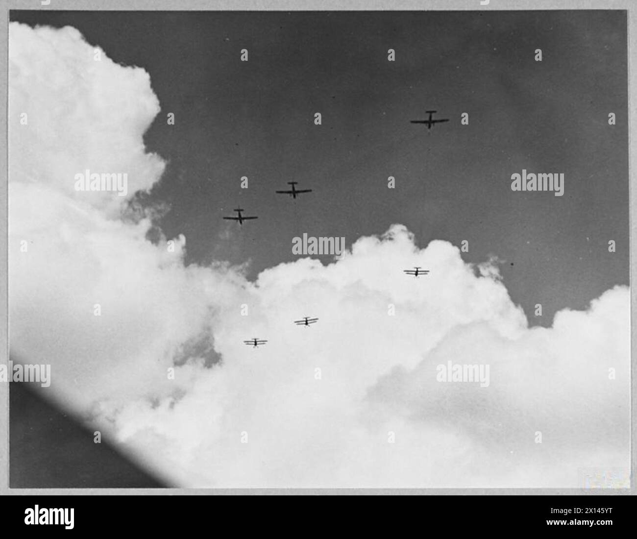 Airmen at an RAF Glider Training School practiced engine-less flight in ...