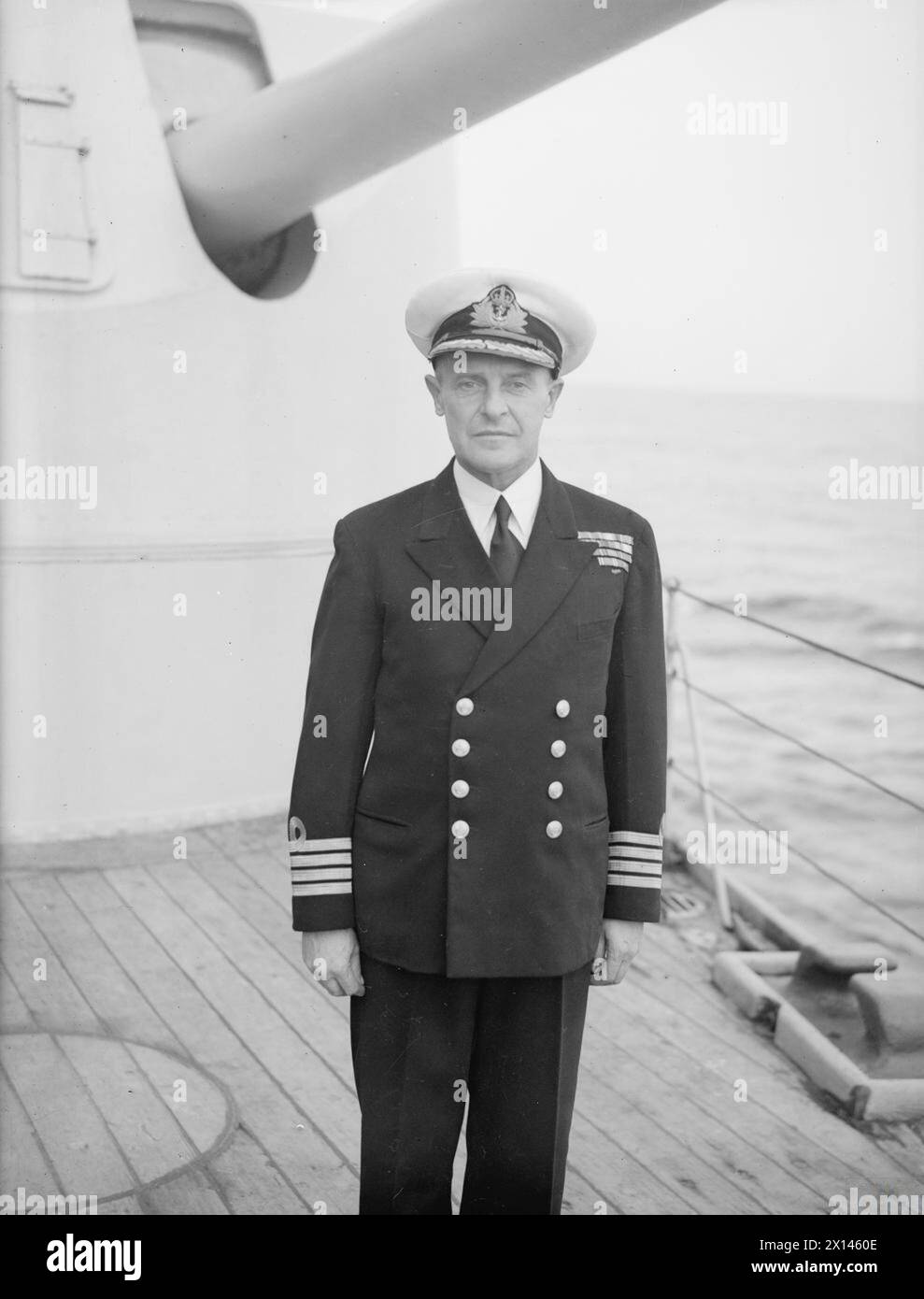 HMS Nelson returns to England from September to November 1943, with ...