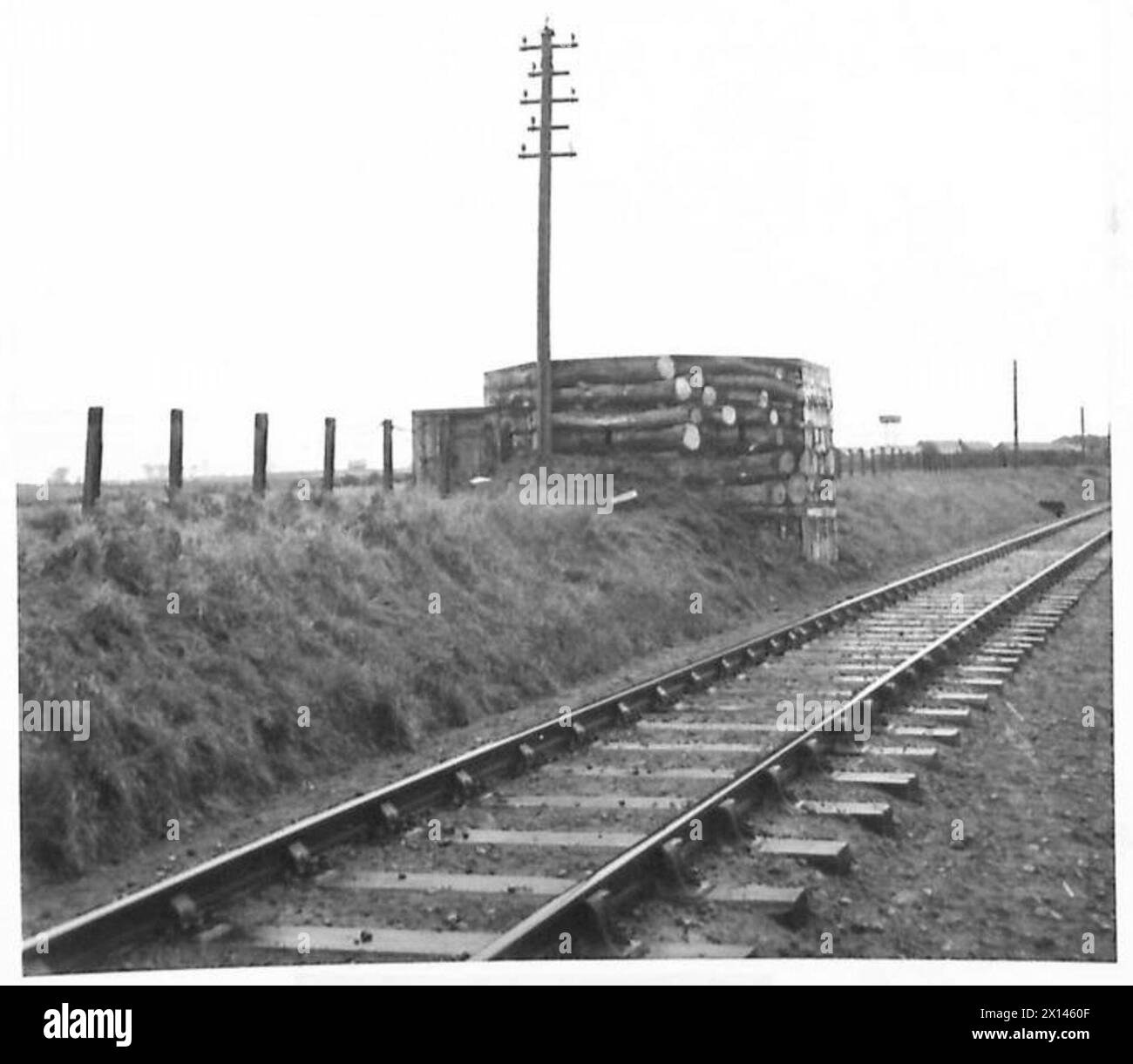 CAMOUFLAGED STRONG POINTS - Octagonal pillbox painted to represent ...