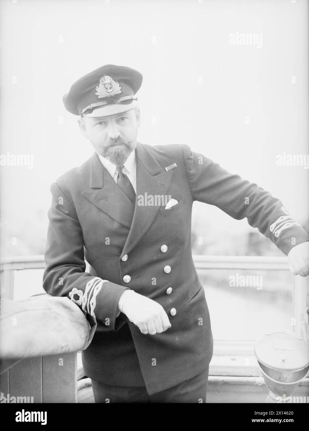 Lieutenant Commander G.W. Gregorie, RNR, is pictured as Commanding ...