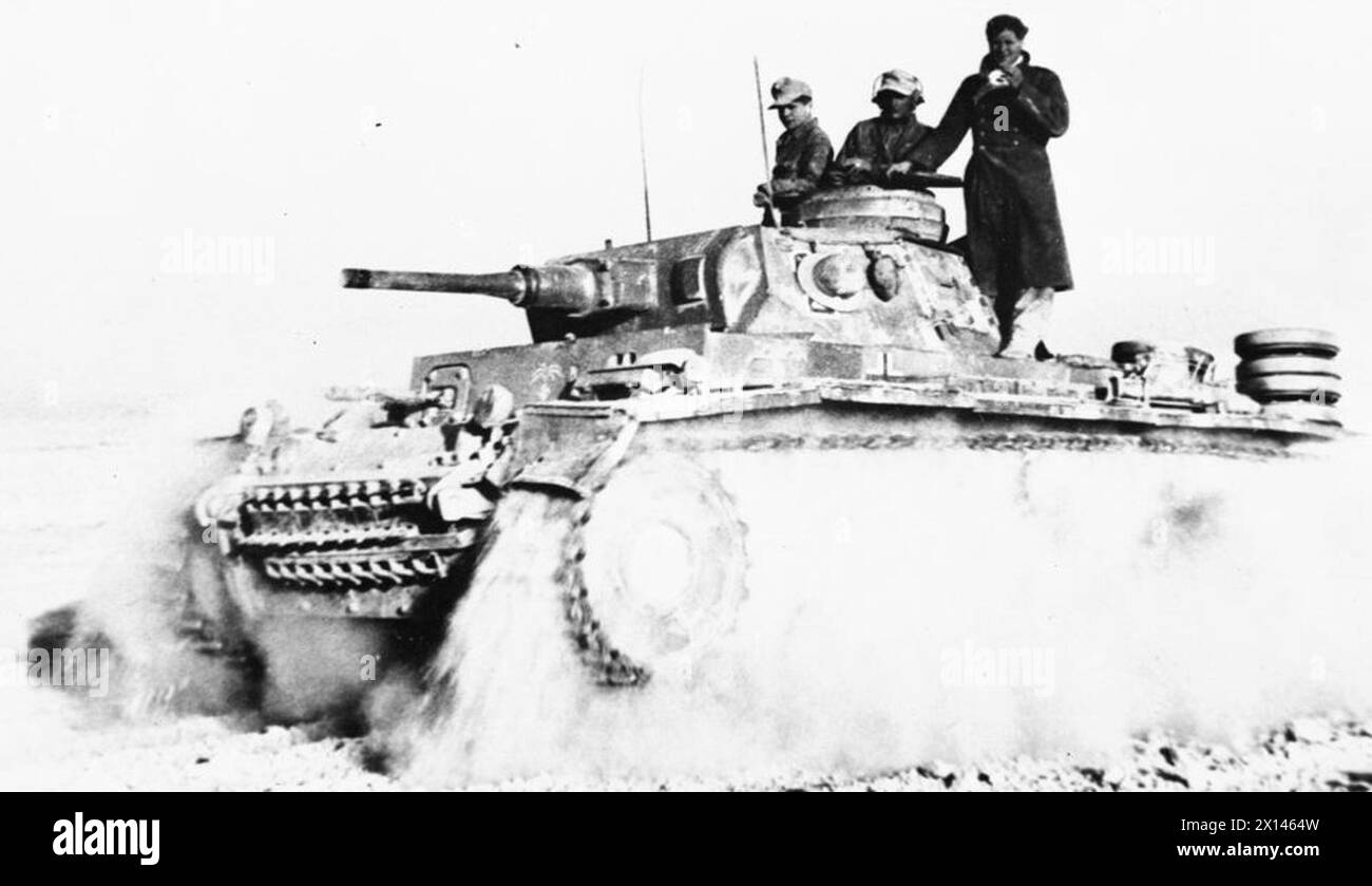 Matilda tank desert Black and White Stock Photos & Images - Alamy