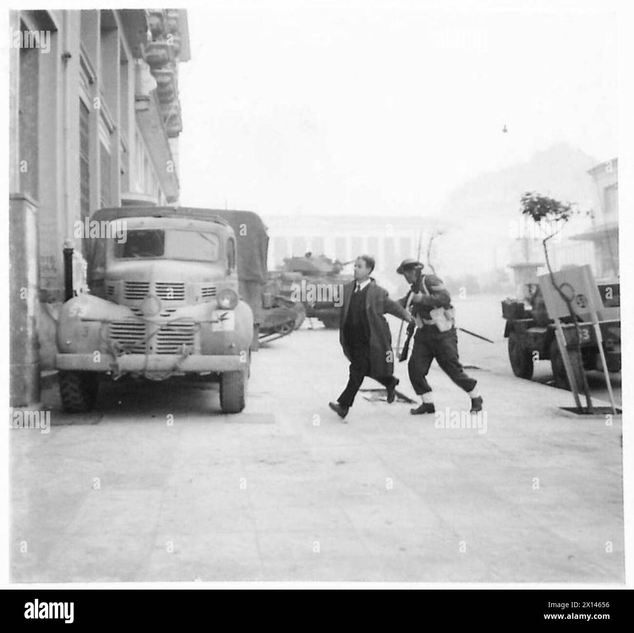 Greek civil war 1944 Black and White Stock Photos & Images - Alamy