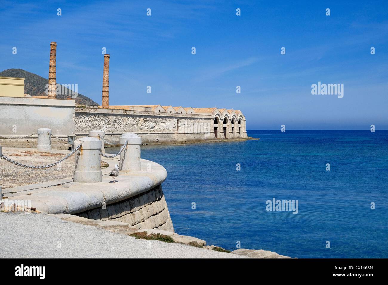 Italy, sicily, mediterranean sea, Egadi archipelago, Favignana island ...