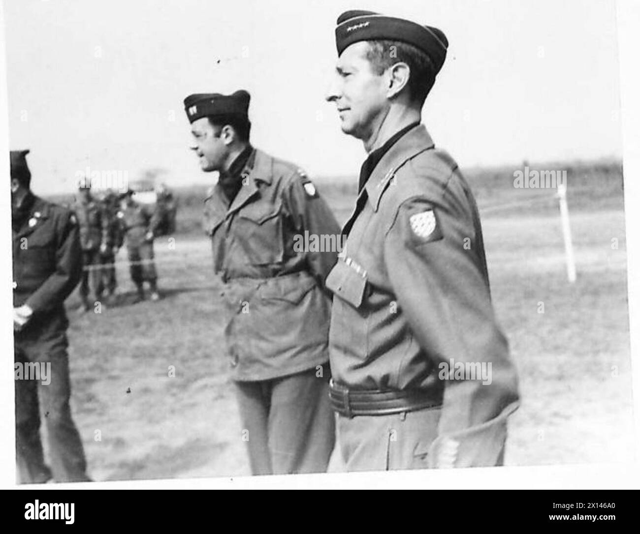 GENERAL CLARK REVIEWS AMERICAN DIVISION - Troops of 88 U.S. Division ...