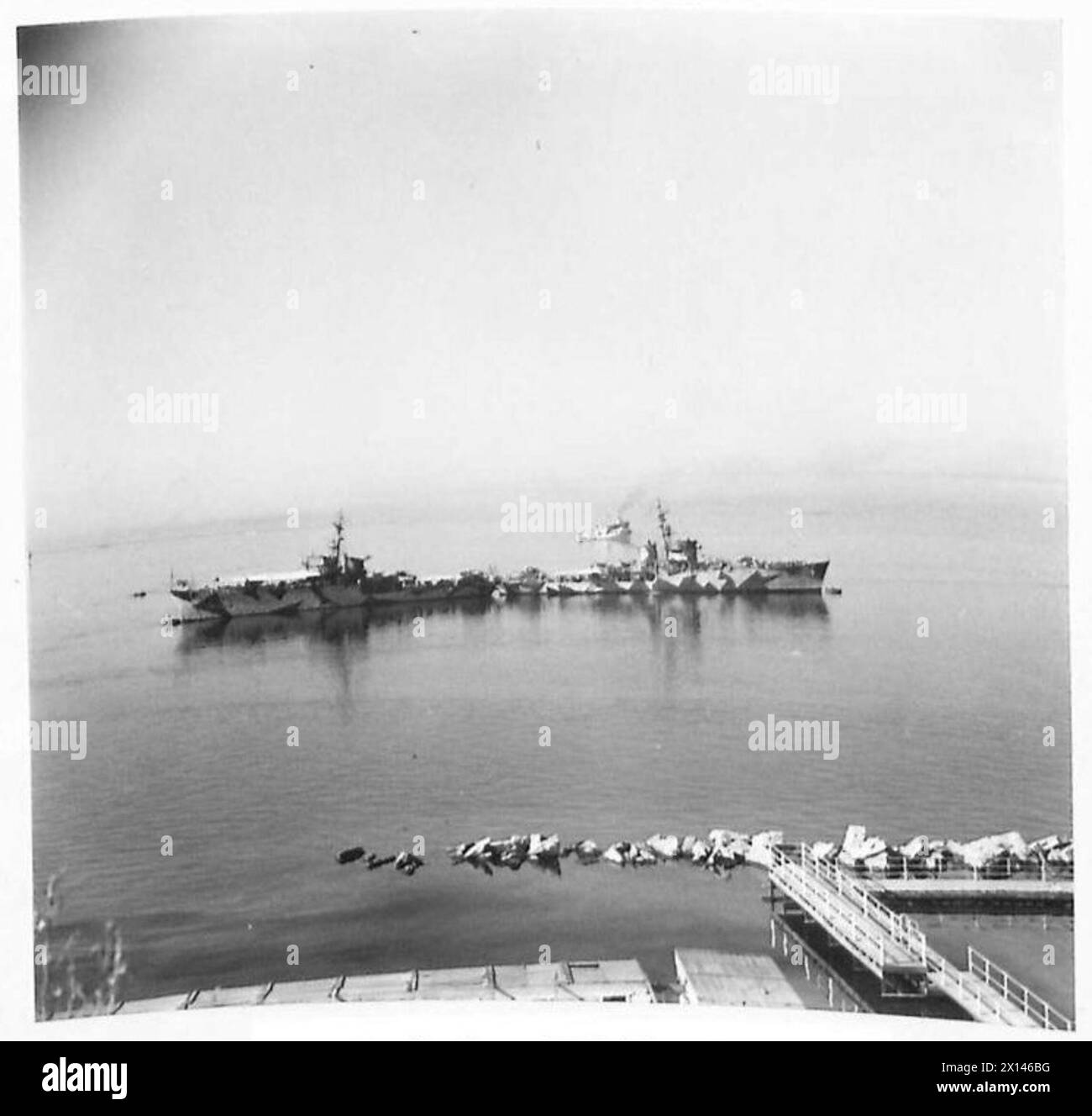 Warships in the harbour Cut Out Stock Images & Pictures - Alamy