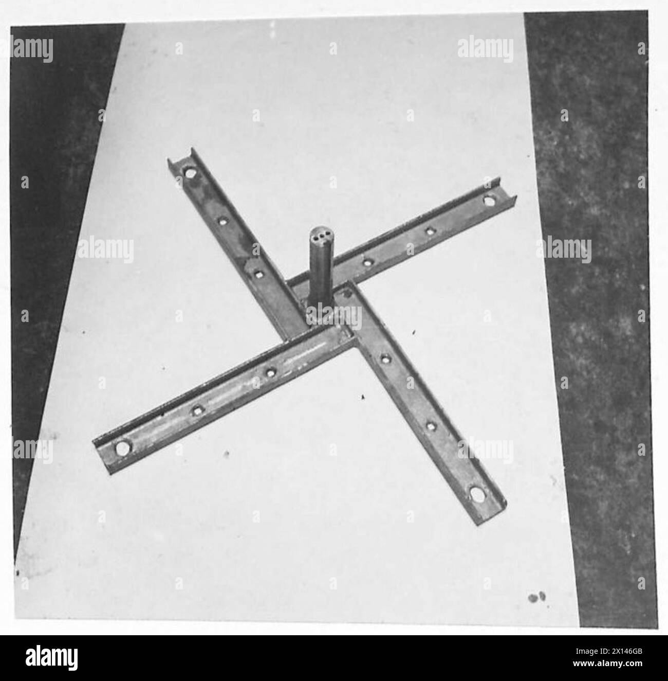 Spider component designed for use with a trunion mechanism in British ...