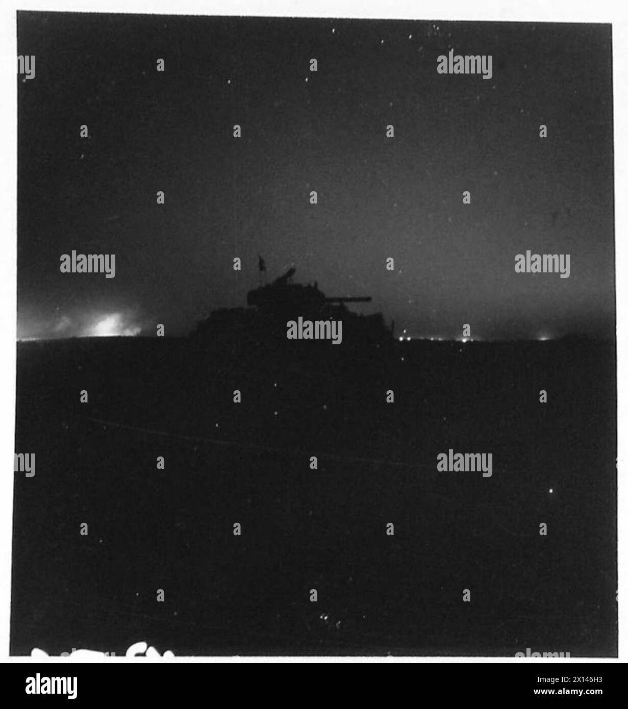 8th army sherman tanks hi-res stock photography and images - Alamy