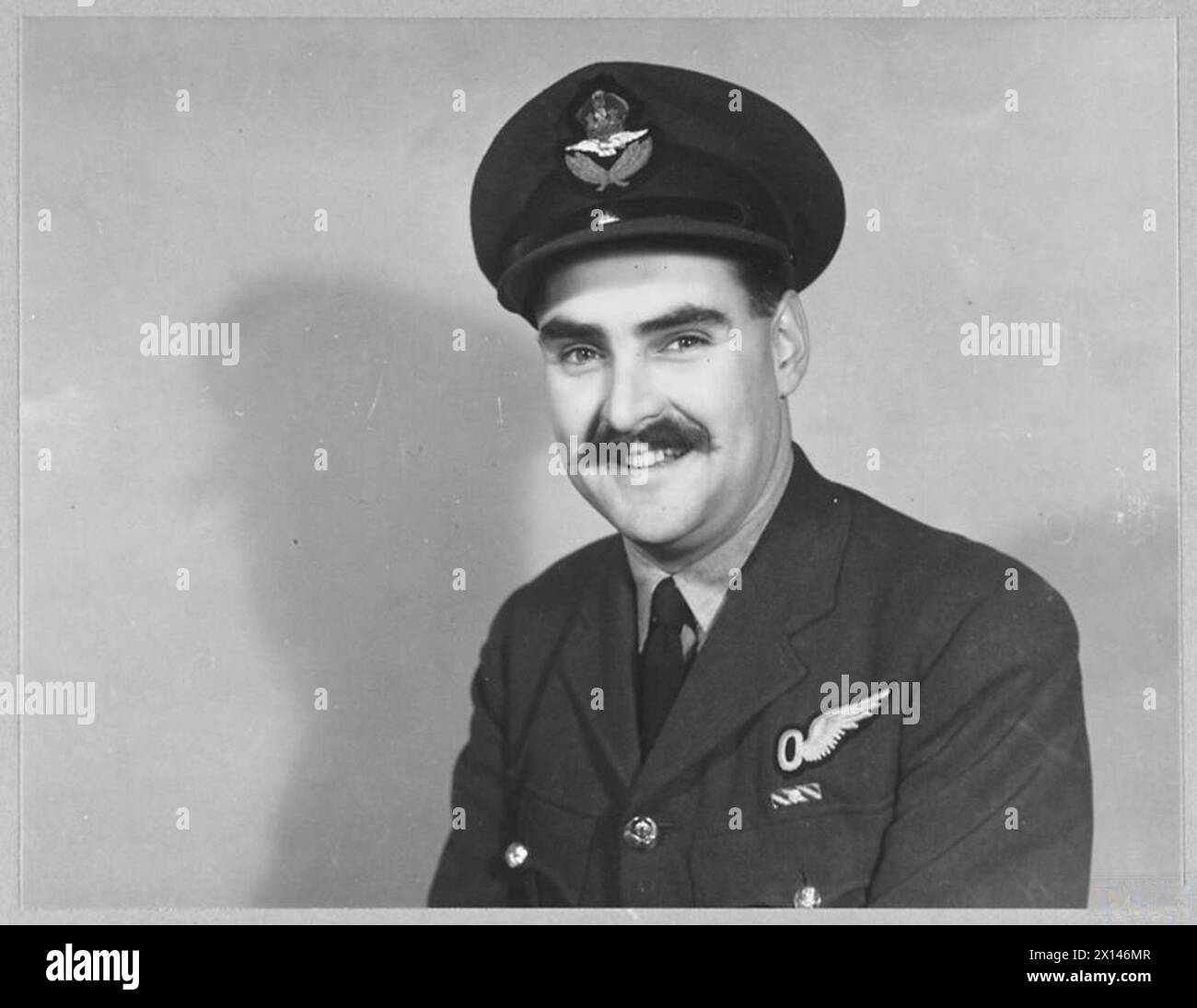 SQUADRON LEADER BENNETT, DFC & BAR. - Picture (issued 1944) shows ...