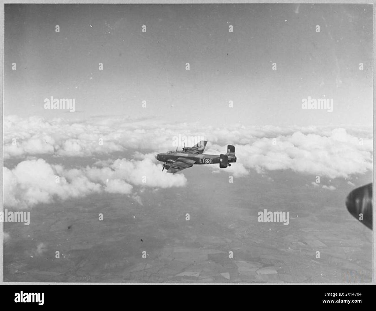 Air images of the Halifax Mk II show the Handley Page bomber with ...