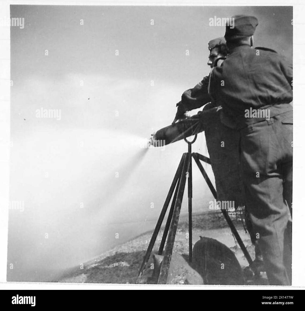 FIRE FIGHTING DEMONSTRATION IN THE MIDDLE EAST - A close-up of a ...