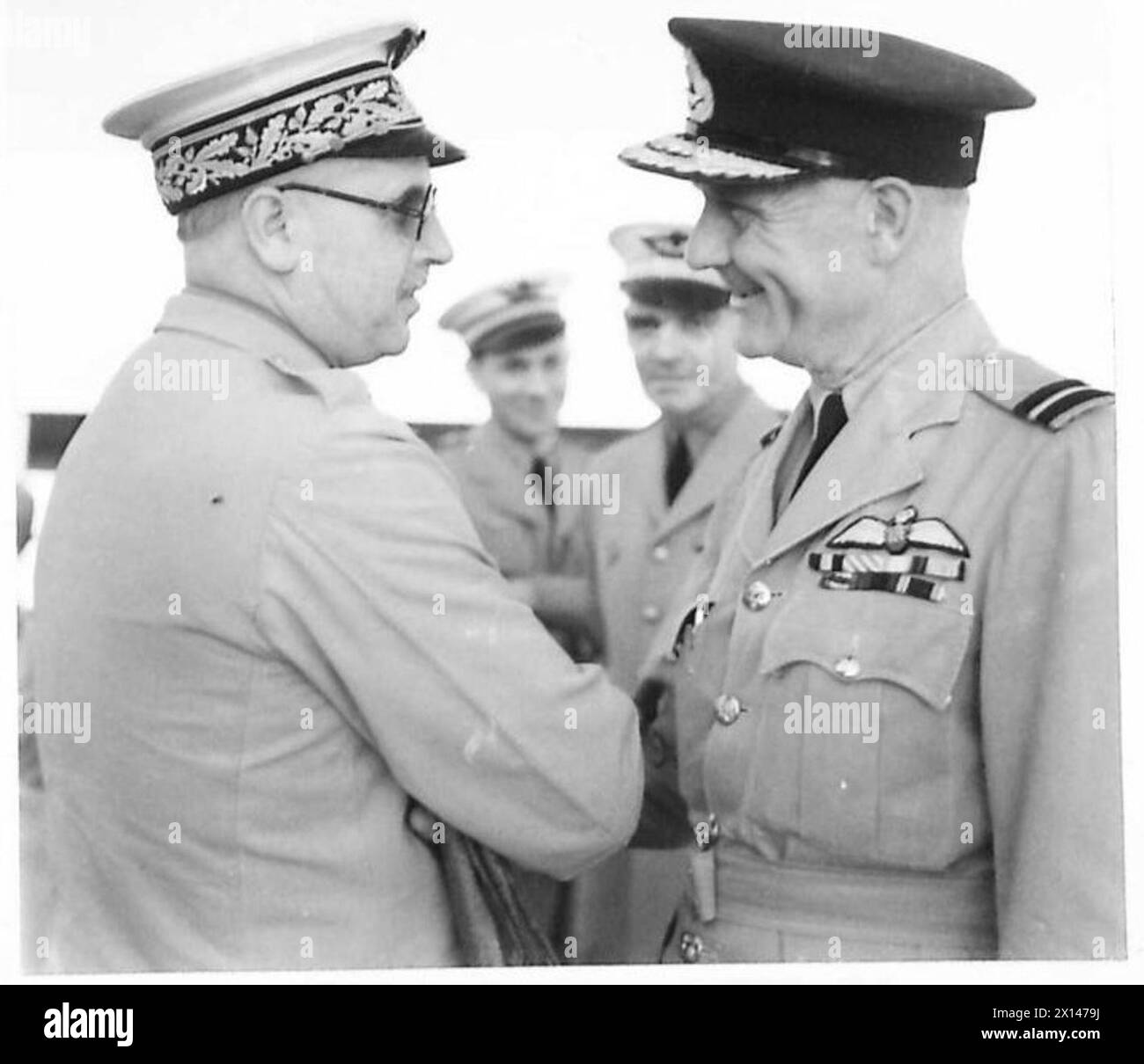 VICHY REPRESENTATIVES SIGN THE BRITISH PEACE CONVENTION - The Chief of ...