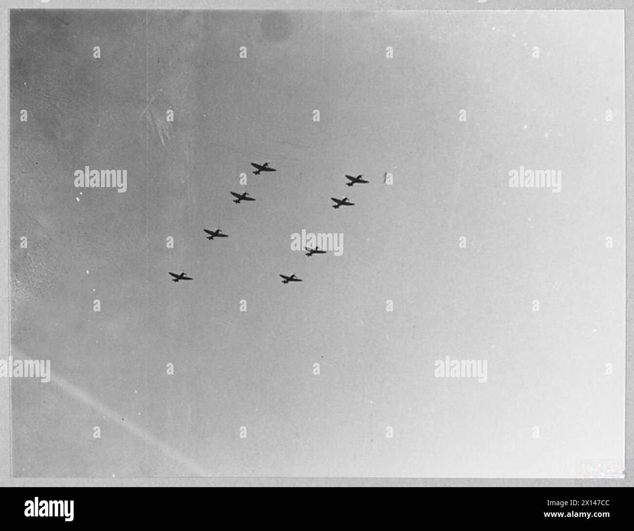 CEYLON SPITFIRE SQUADRON. - Picture (issued 1944) shows - Spitfires of ...