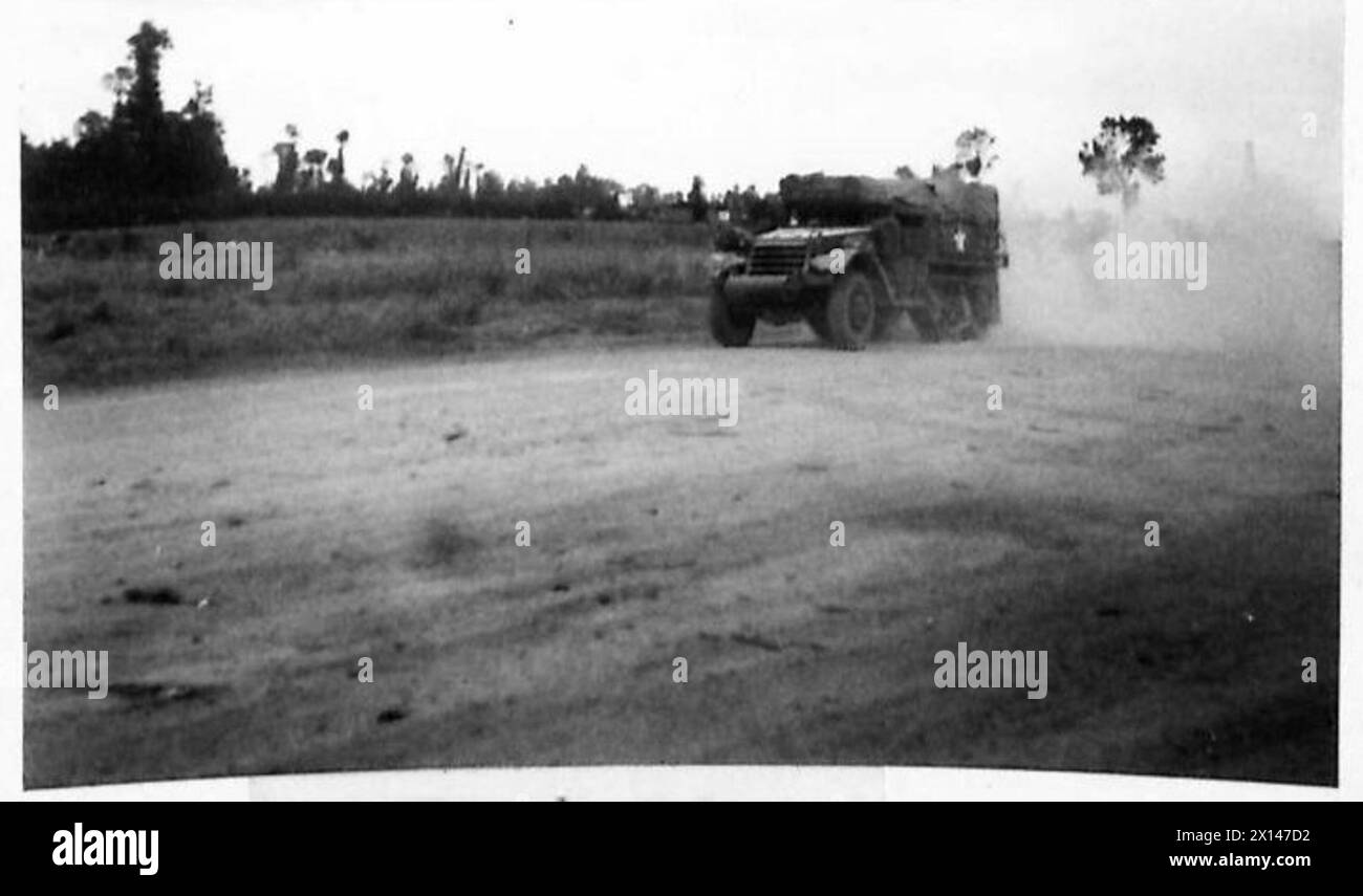 THE DUSTY ROADS IN NORMANDY - Photographs showing vehicles creating ...