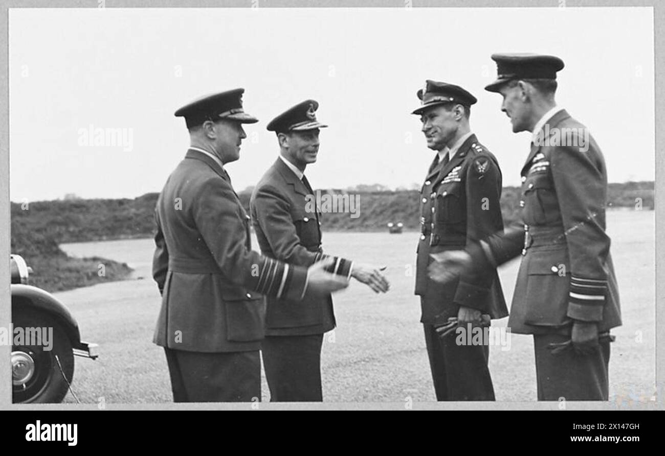 On 4 May 1944, the King visited an RAF station, inspecting aircraft and ...