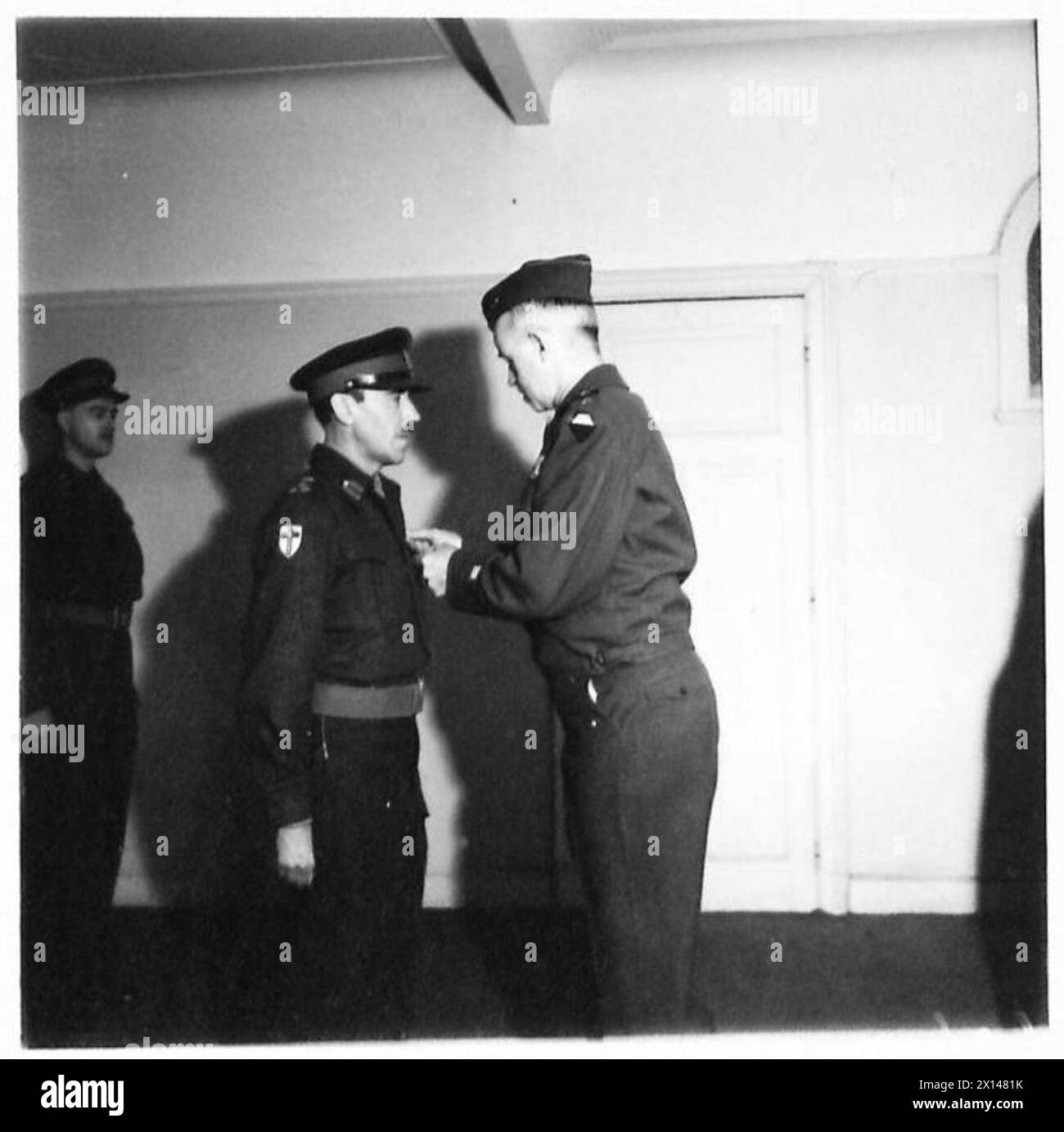 INVESTITURE BY GEN OMAR BRADLEY - Brig C.P. Hardy-Roberts, OBE Legion ...