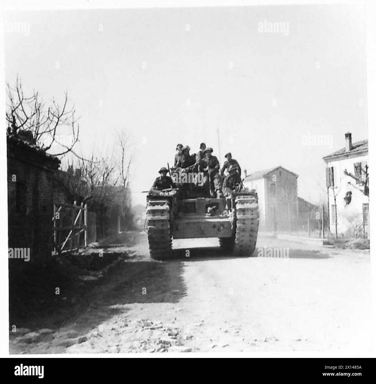 A patrol of 'A' Company, 1st Battalion, Jewish Brigade rides on a 21 ...