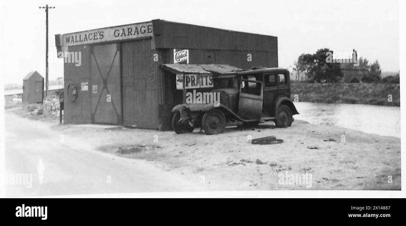 CAMOUFLAGED STRONG POINTS - Manned by 2nd Corps British Army Stock ...
