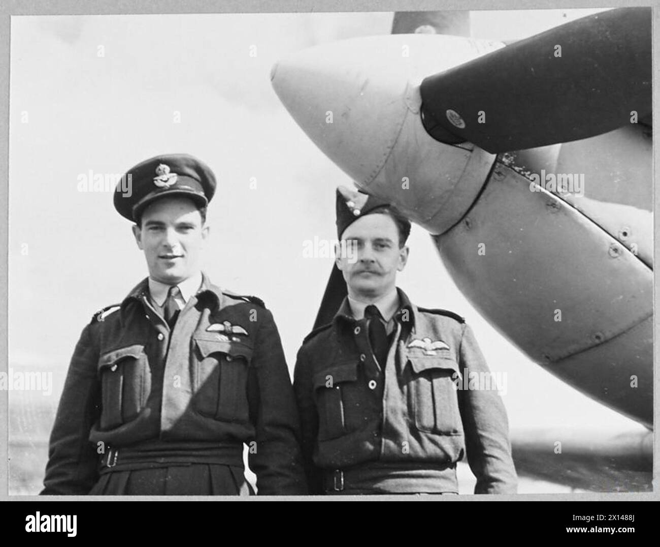 BROTHERS FLY IN THE SAME A.E.A.F. SQUADRON - Two brother who flew as ...