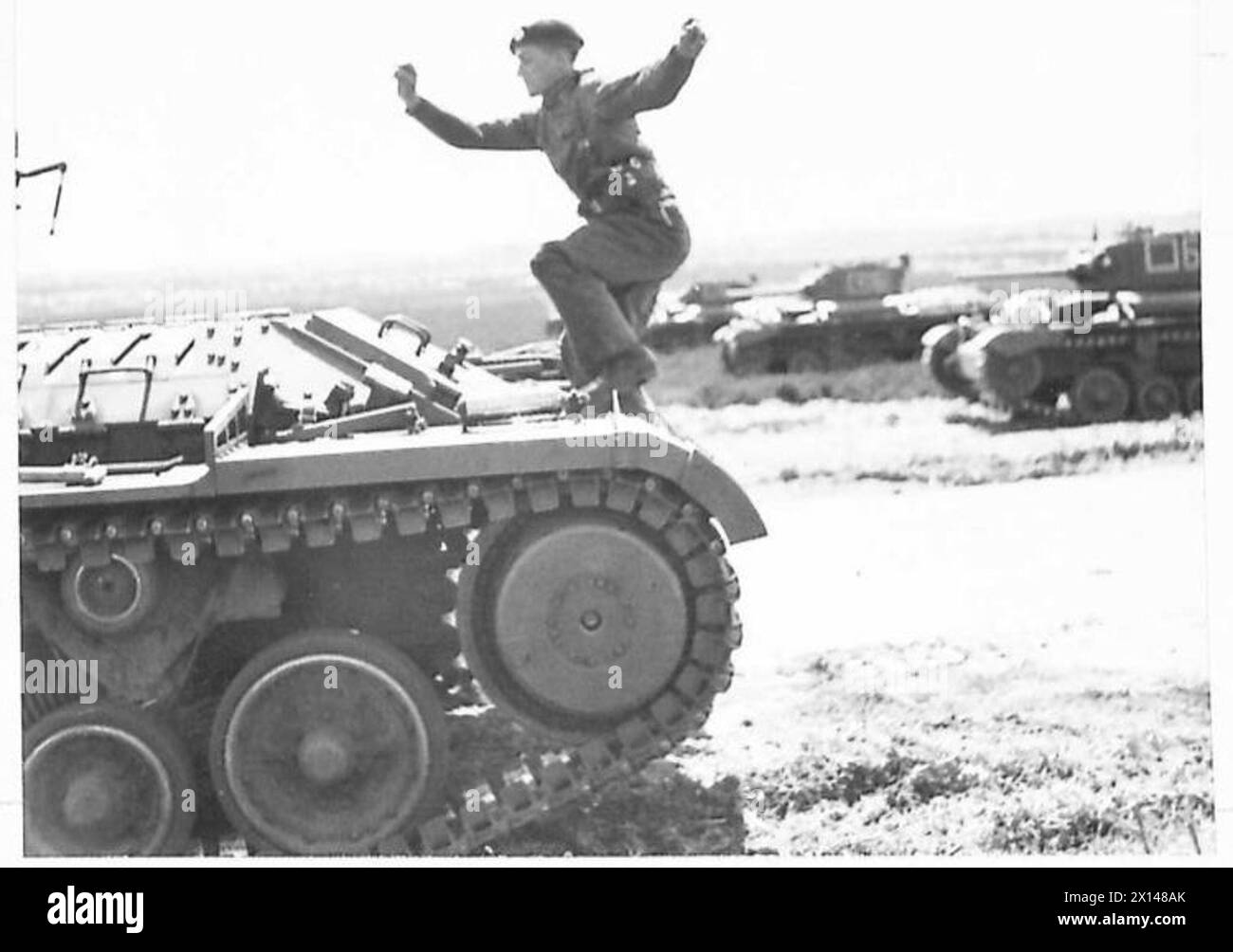 Tank maneuver Black and White Stock Photos & Images - Alamy