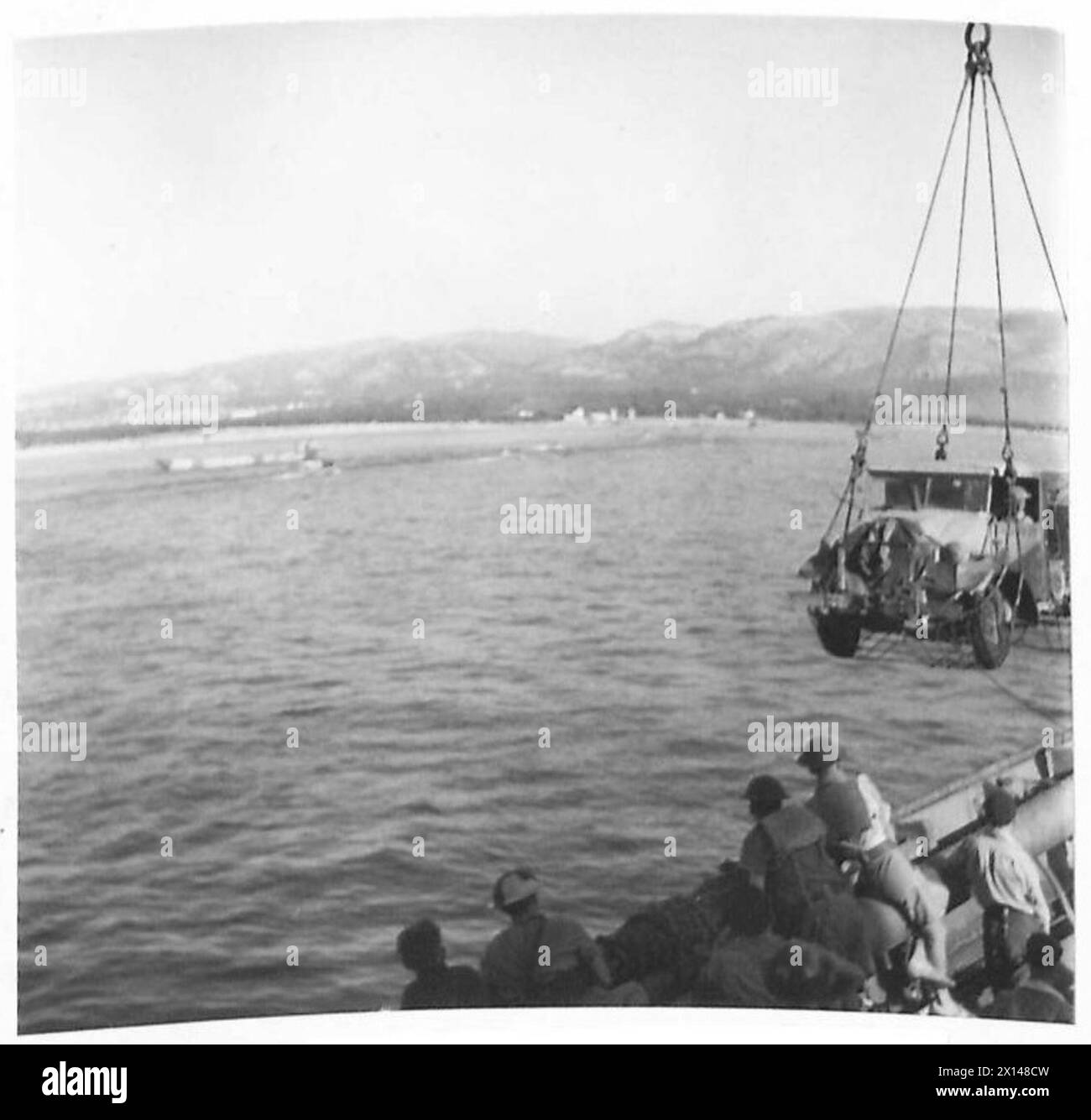 Off loading Black and White Stock Photos & Images - Alamy