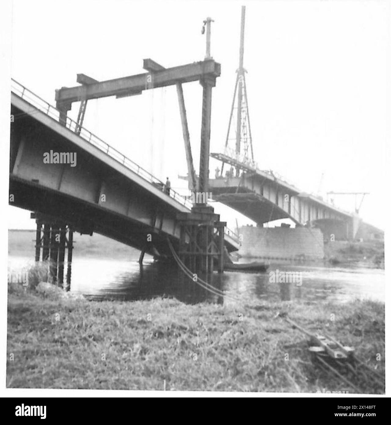 1945 destroyed rhine bridges hi-res stock photography and images - Alamy
