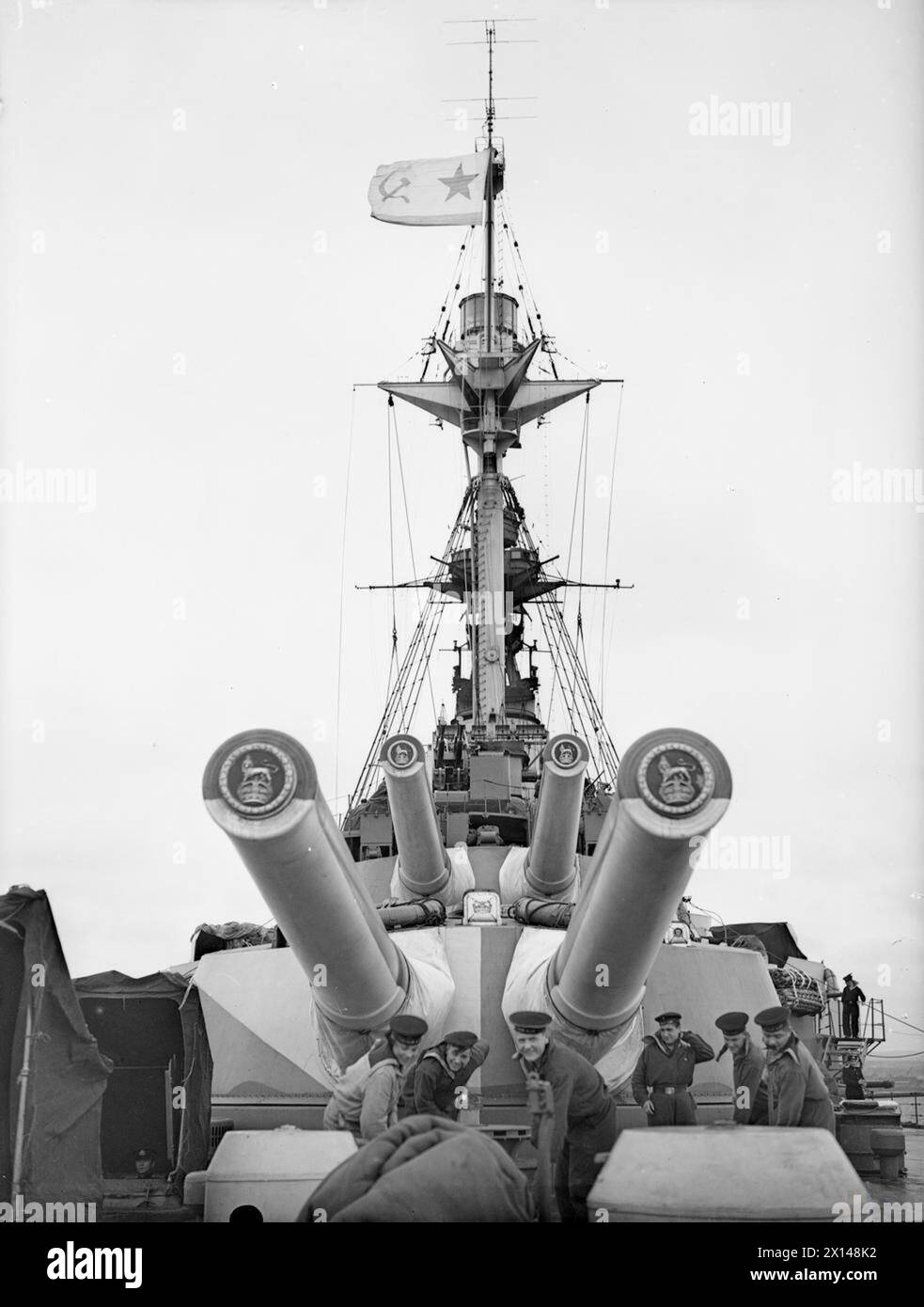 THE BRITISH NAVY'S GIFT TO RUSSIA. 29 TO 31 MAY 1944, ROSYTH. THE ...