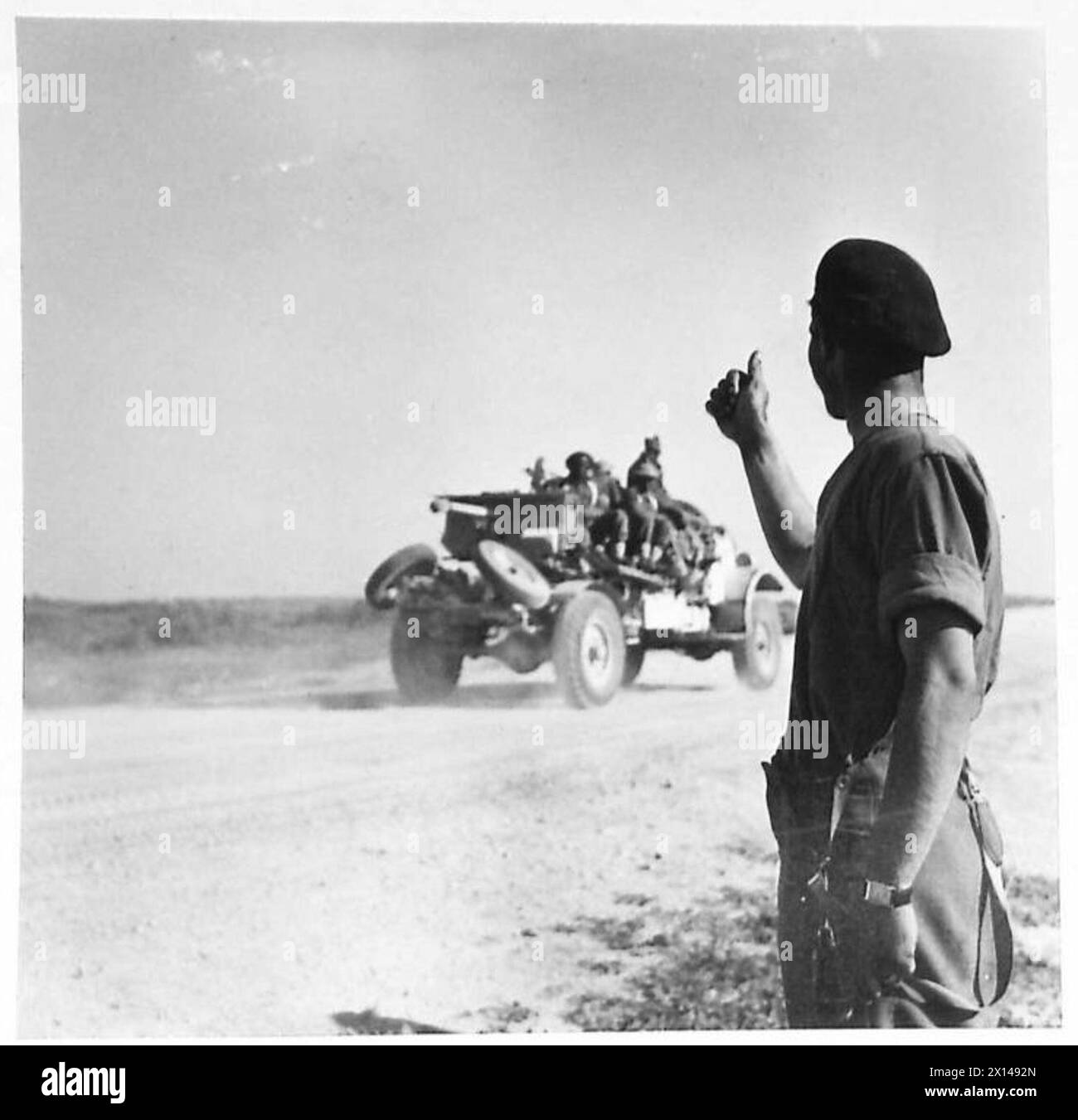 The First Army hands over positions near Keirouan and Sbikha to Eighth ...