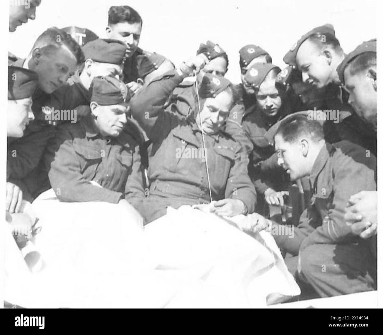 "JACK TAR ATKINS" - Instructor show the needle and palm technique in ...