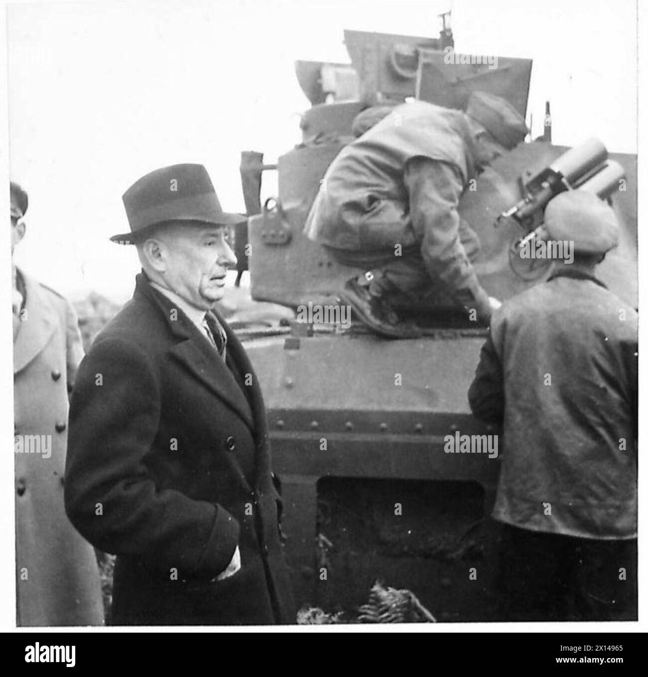 Armored unit personnel from Black and White Stock Photos & Images - Alamy