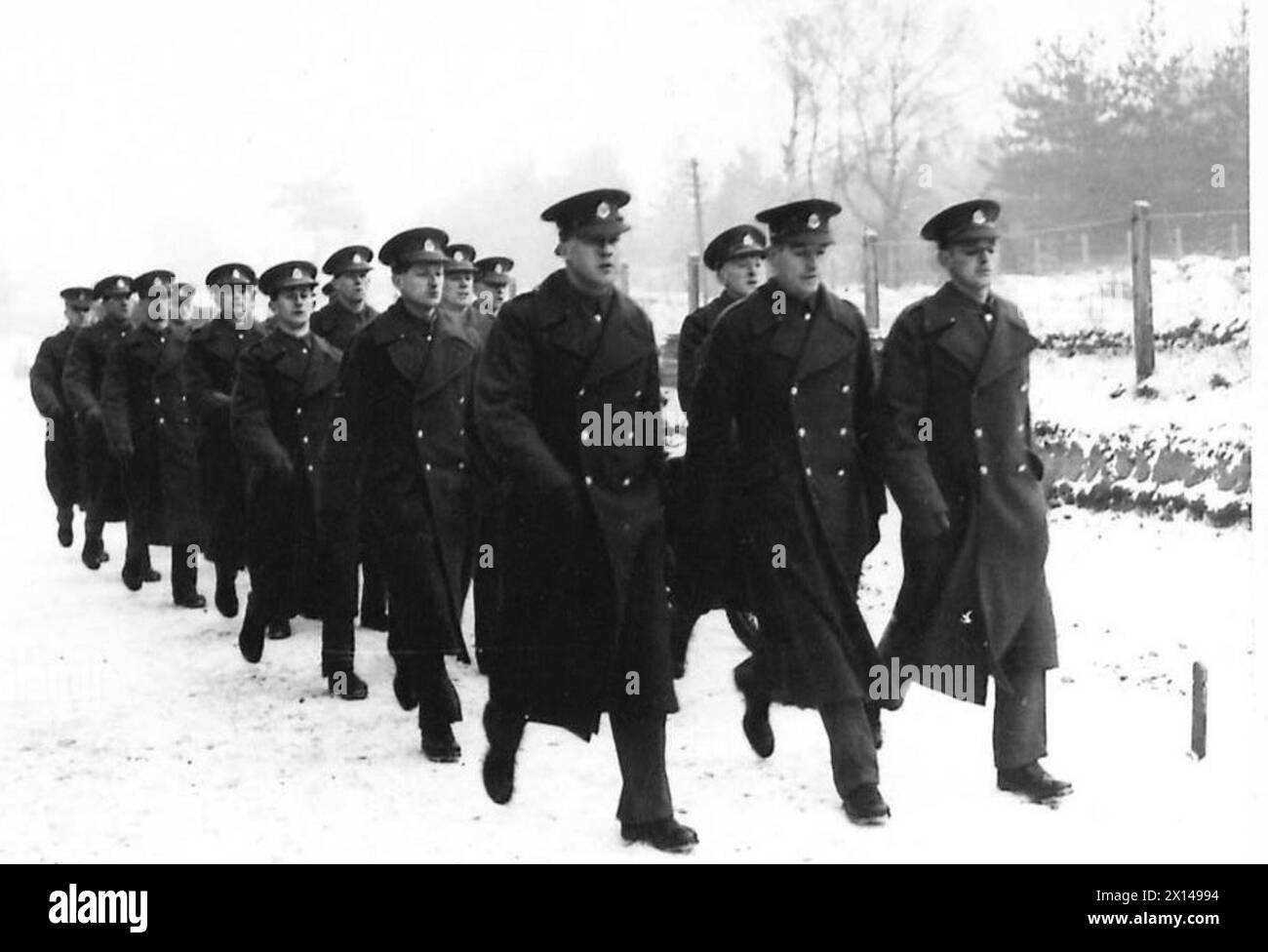 Training military recruits Black and White Stock Photos & Images - Alamy