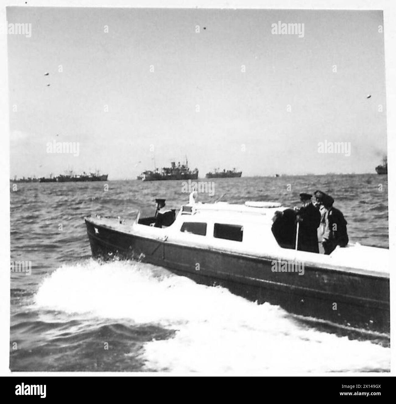 On 12 June 1944, Prime Minister Winston Churchill toured the Normandy ...