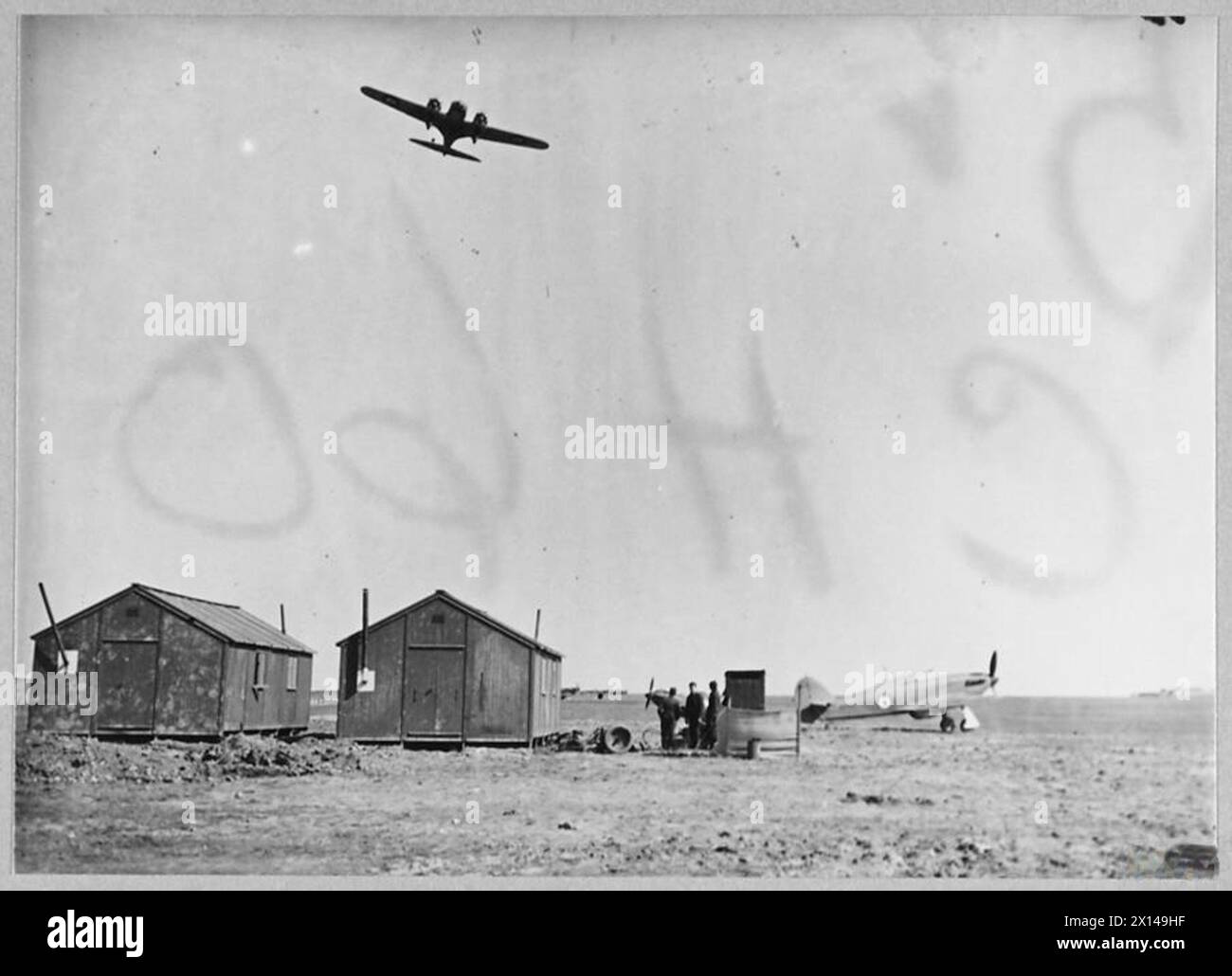 ACTIVE SERVICE ON THE HOME FRONT - Avro "Anson" aircraft returning ...