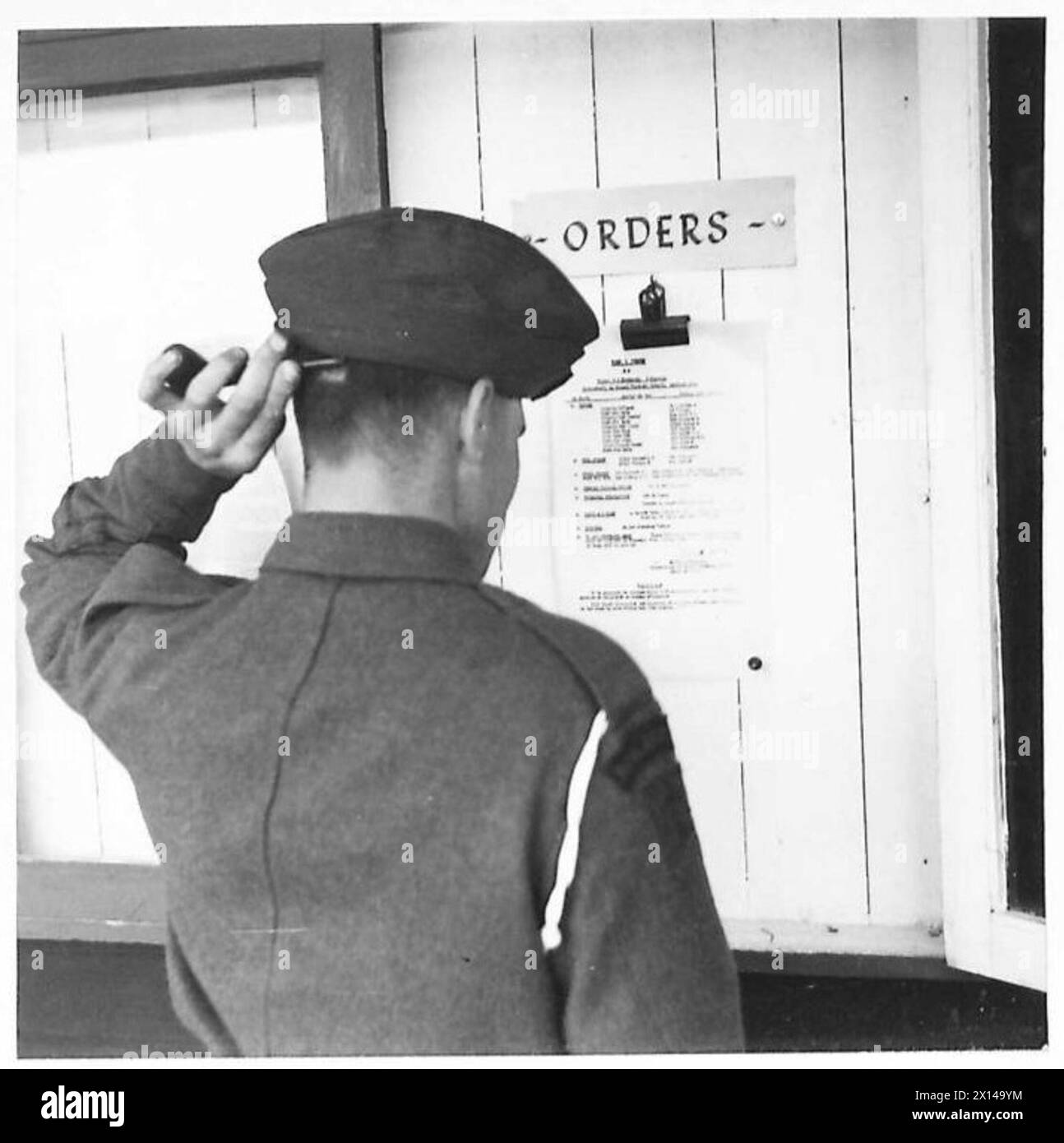 Photographs show illiterate personnel undergoing a training course at ...