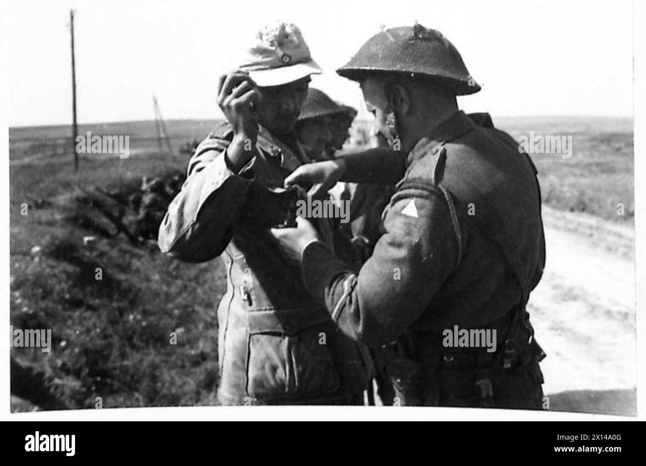 FIRST ARMY : ACTION EAST OF CRICH EL OUED - German prisoners had his ...